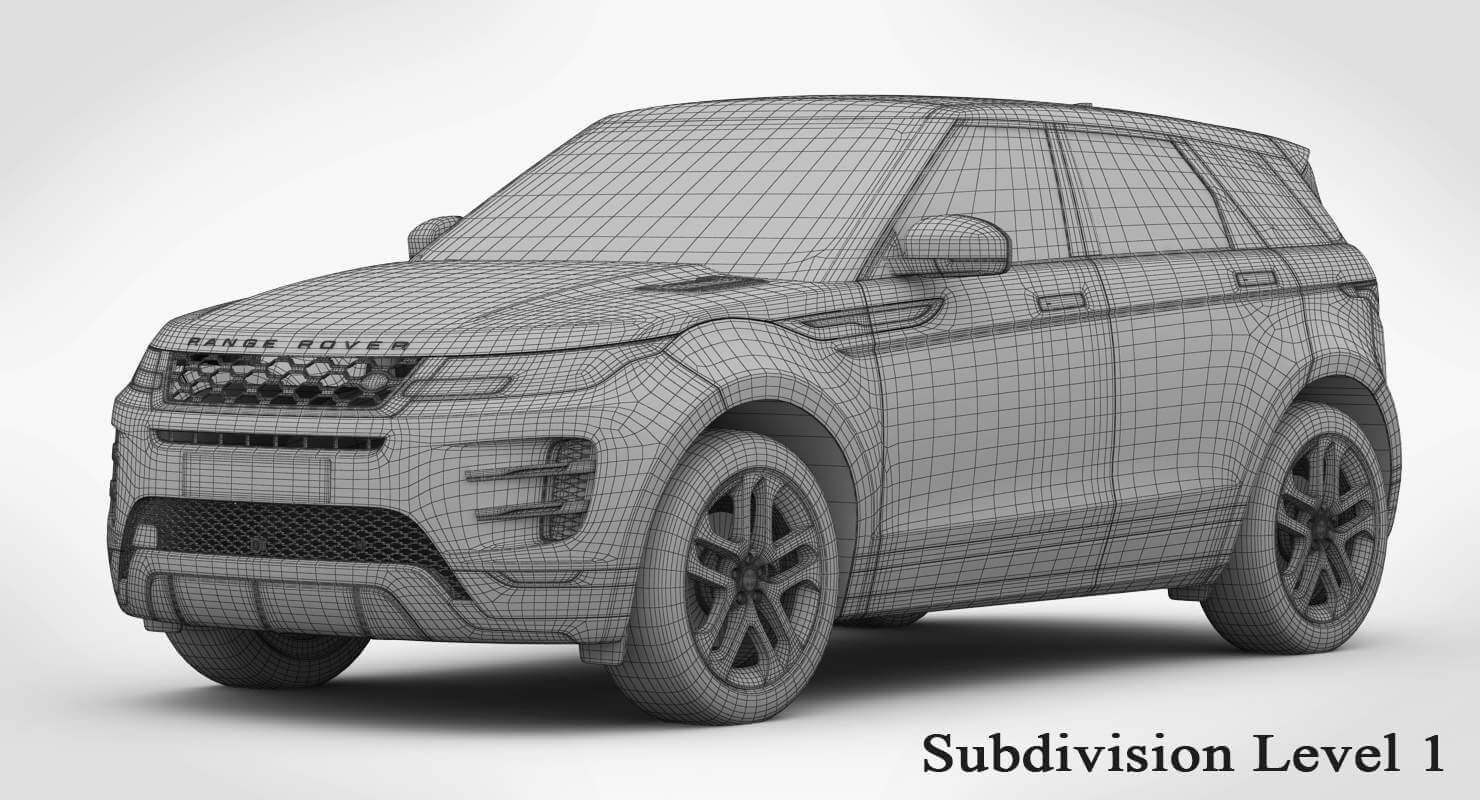 Range Rover Evoque R-Dynamic 2020 3D Model by 3DStarving