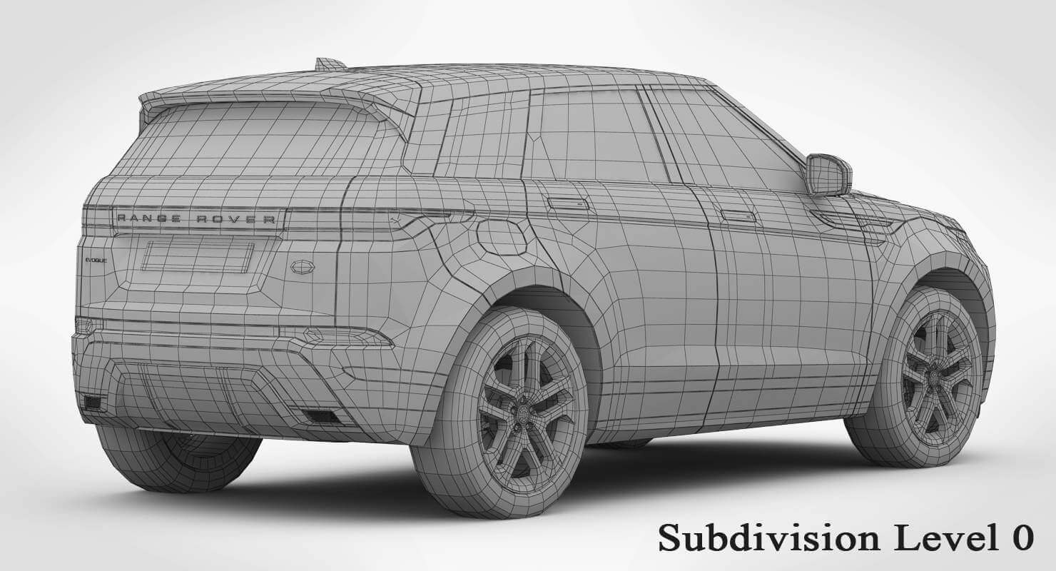 Range Rover Evoque R-Dynamic 2020 3D Model by 3DStarving