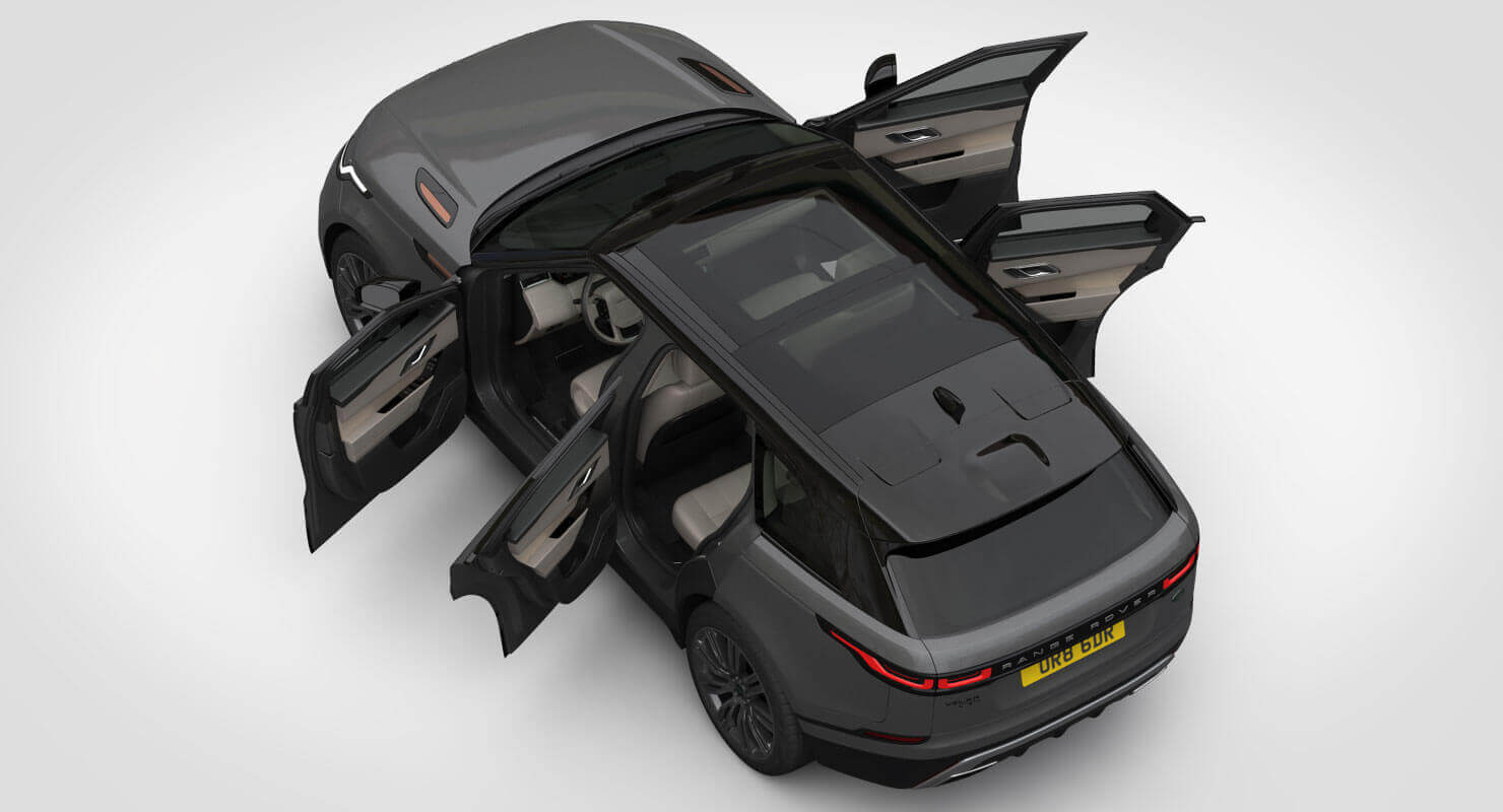 2018 Range Rover Velar R-Dynamic HSE 3D Model by 3DStarving