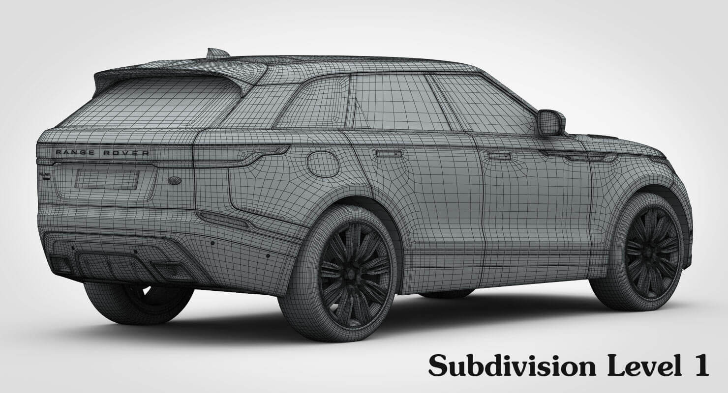 2018 Range Rover Velar R-Dynamic HSE 3D Model by 3DStarving