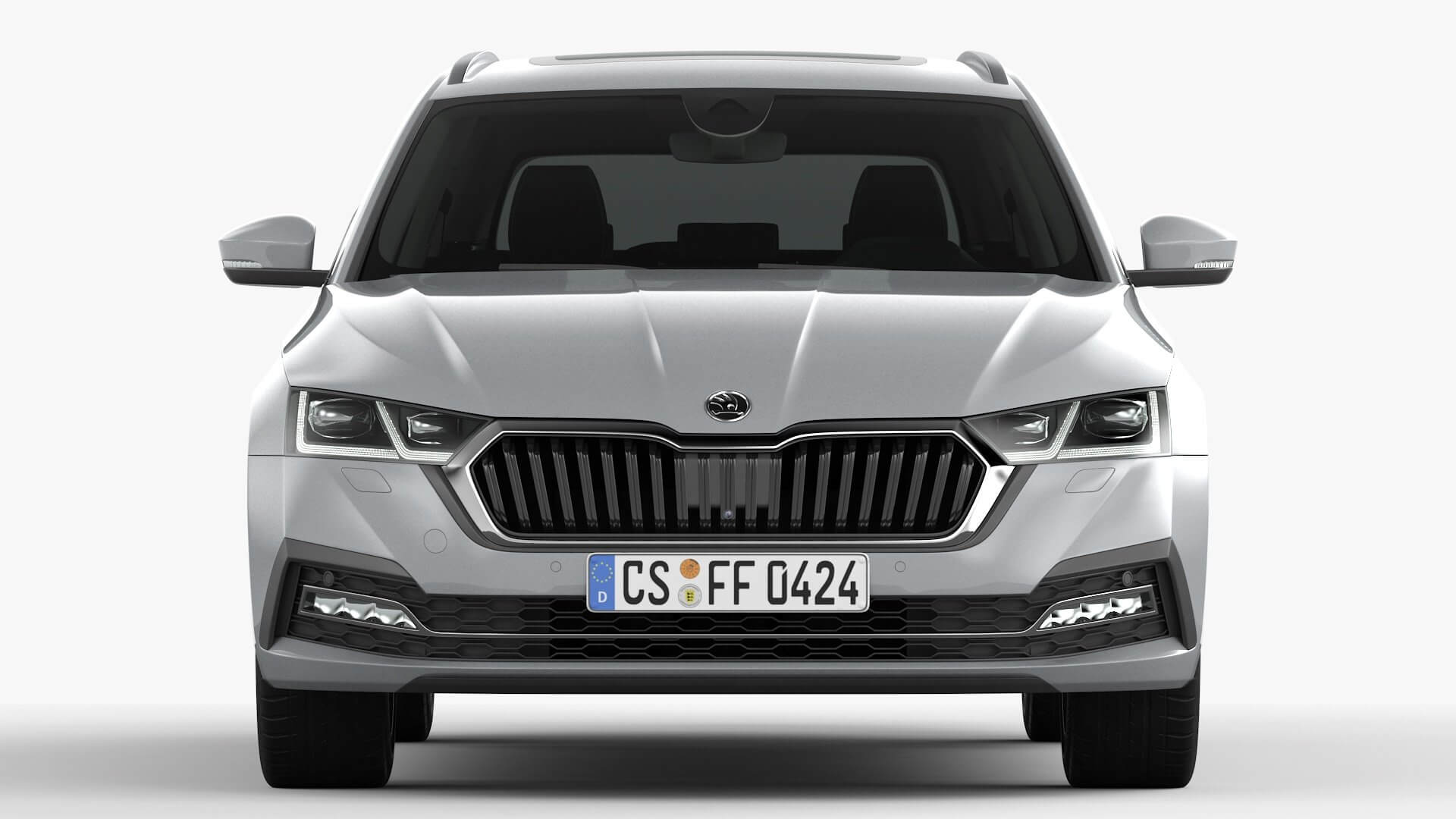 Skoda Octavia Combi 2020 with Detailed Interior - 3D Model by 3DStarving