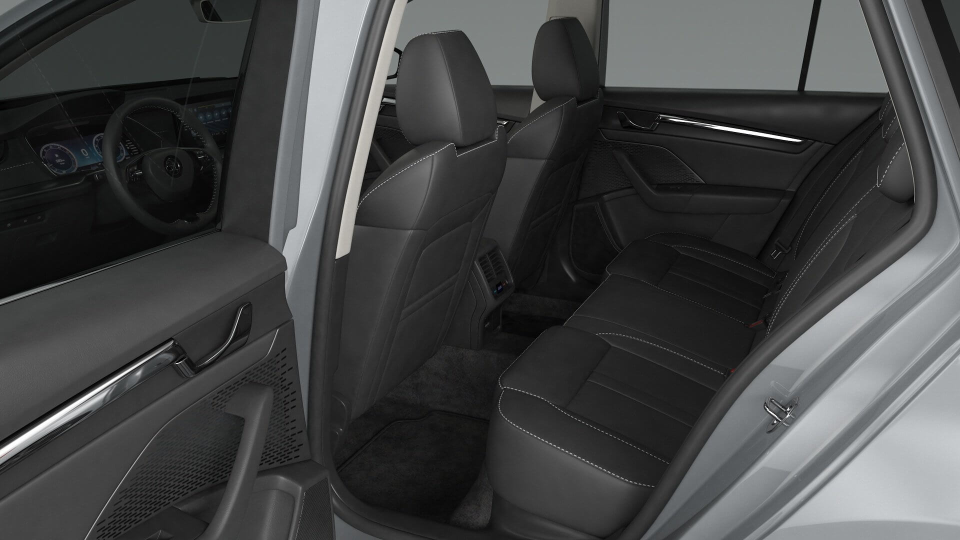 Skoda Octavia Combi 2020 with Detailed Interior - 3D Model by 3DStarving
