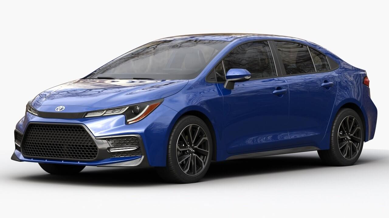 Toyota Corolla 2020 - 3D Model by 3DStarving