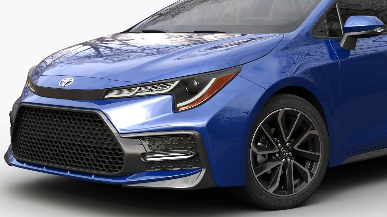 Toyota Corolla 2020 - 3D Model by 3DStarving
