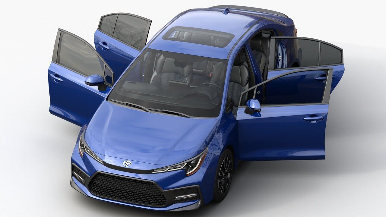 Toyota Corolla 2020 - 3D Model by 3DStarving