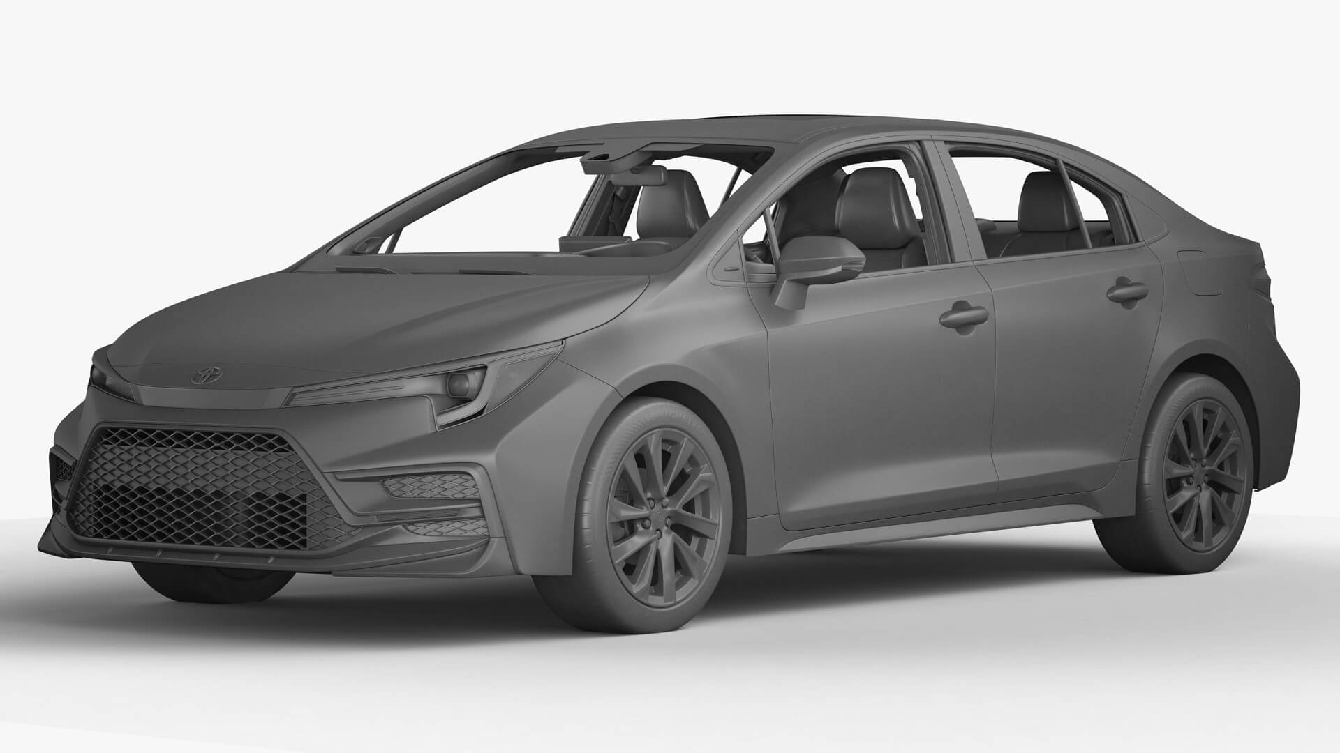 Toyota Corolla 2023 - 3D Model by 3DStarving