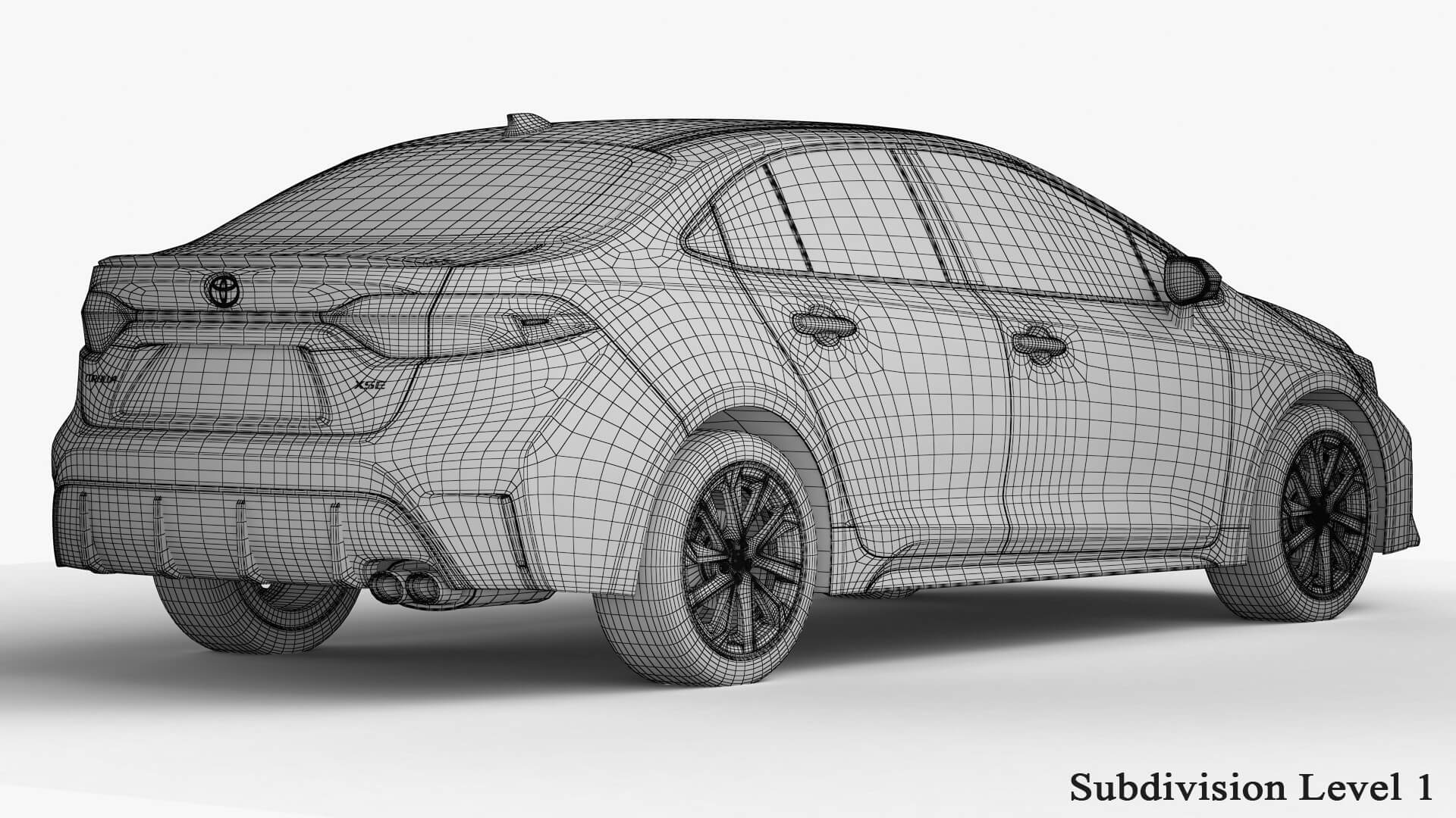 Toyota Corolla 2023 - 3D Model by 3DStarving