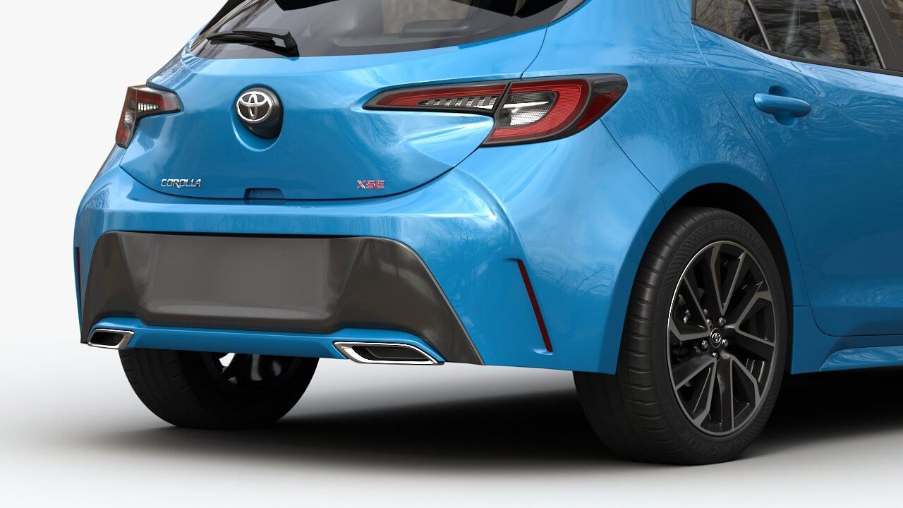 Toyota Corolla Hatchback - 3D Model by 3DStarving