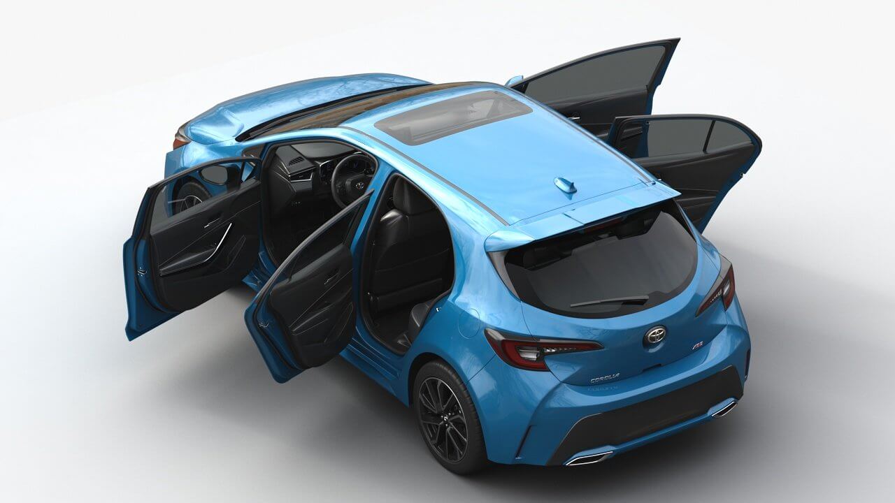 Toyota Corolla Hatchback - 3D Model by 3DStarving