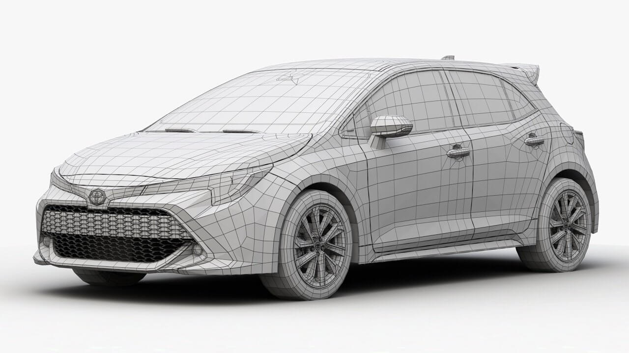 Toyota Corolla Hatchback - 3D Model by 3DStarving
