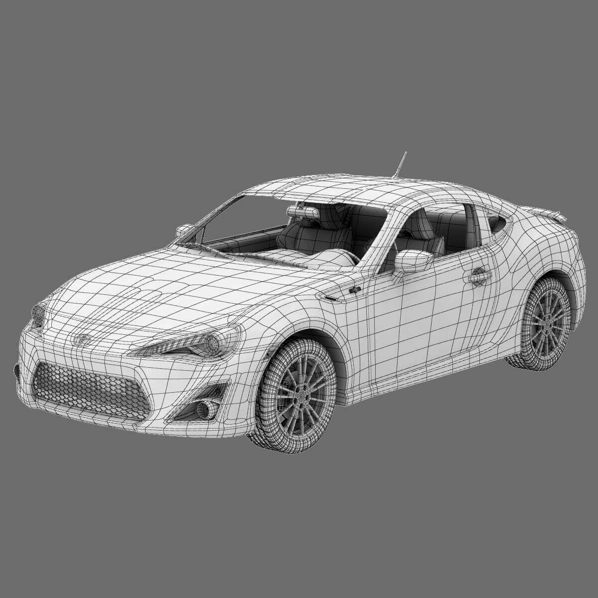 2013 Toyota GT86 - 3D Model by 3DStarving