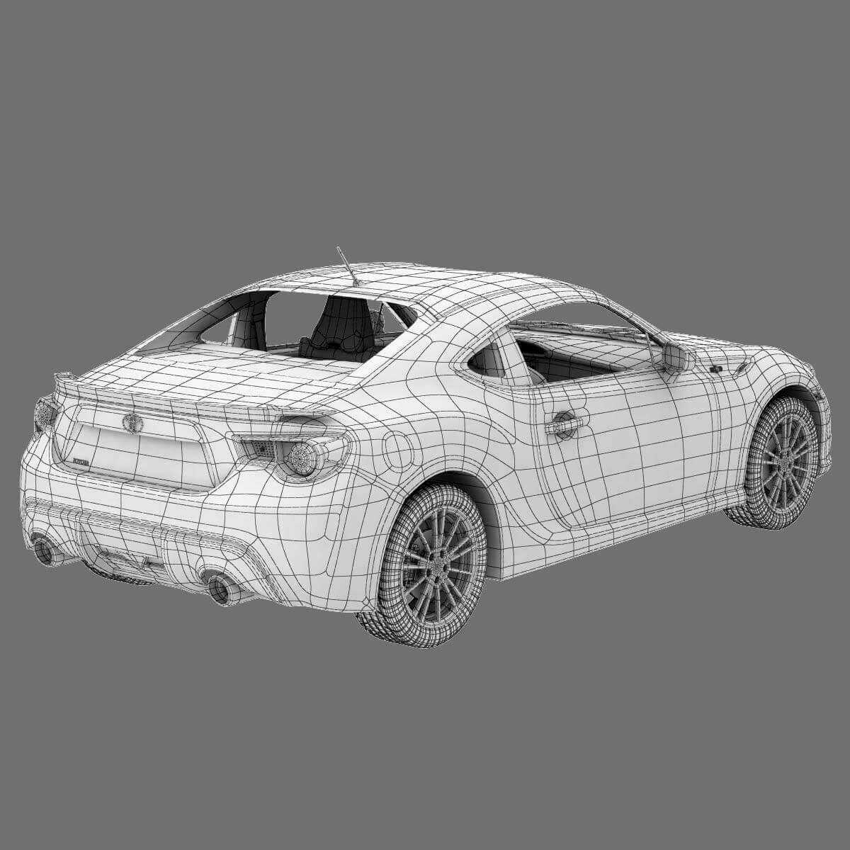 2013 Toyota GT86 - 3D Model by 3DStarving