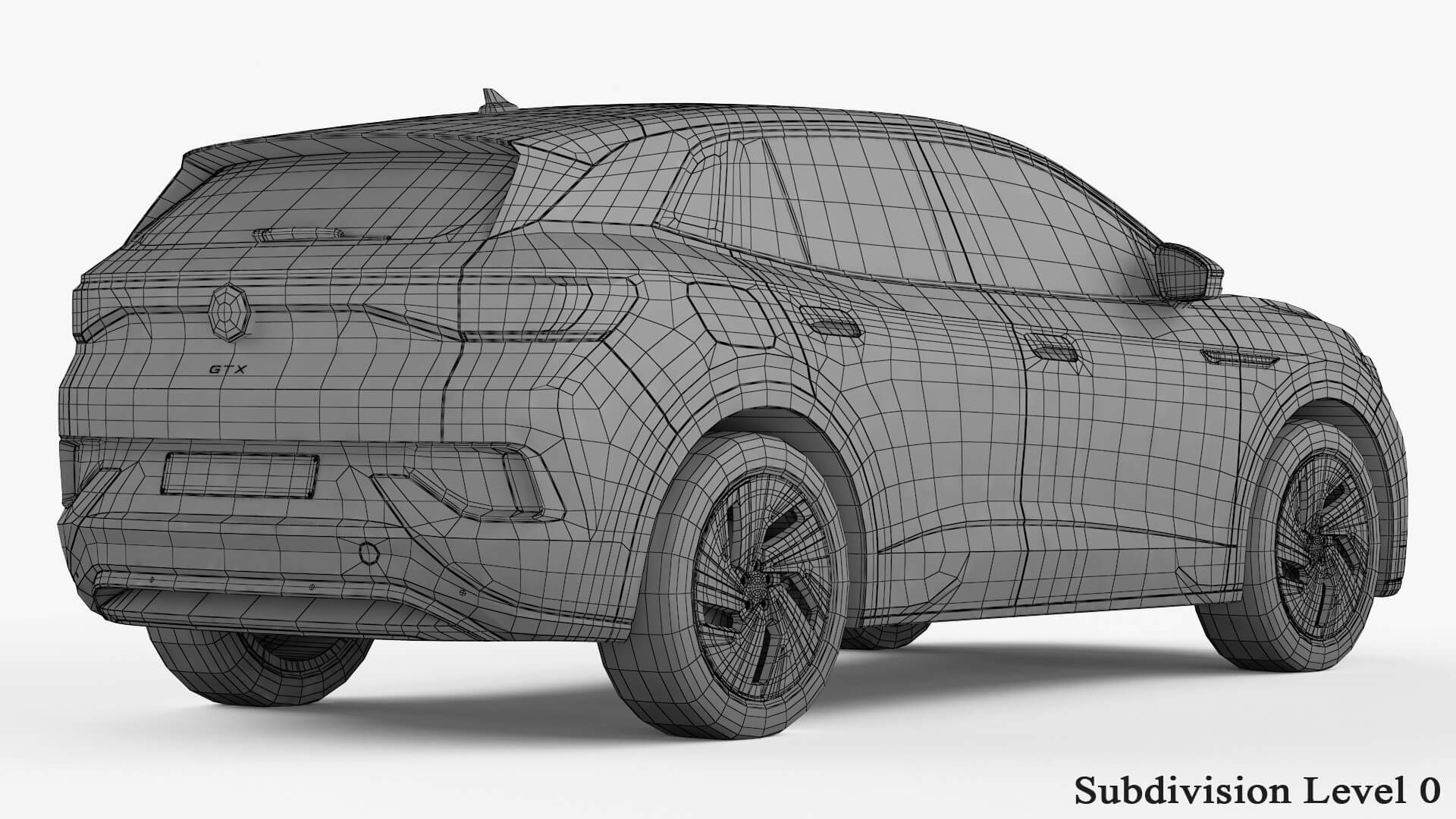 Volkswagen ID.4 GTX 2022 - 3D Model by 3DStarving