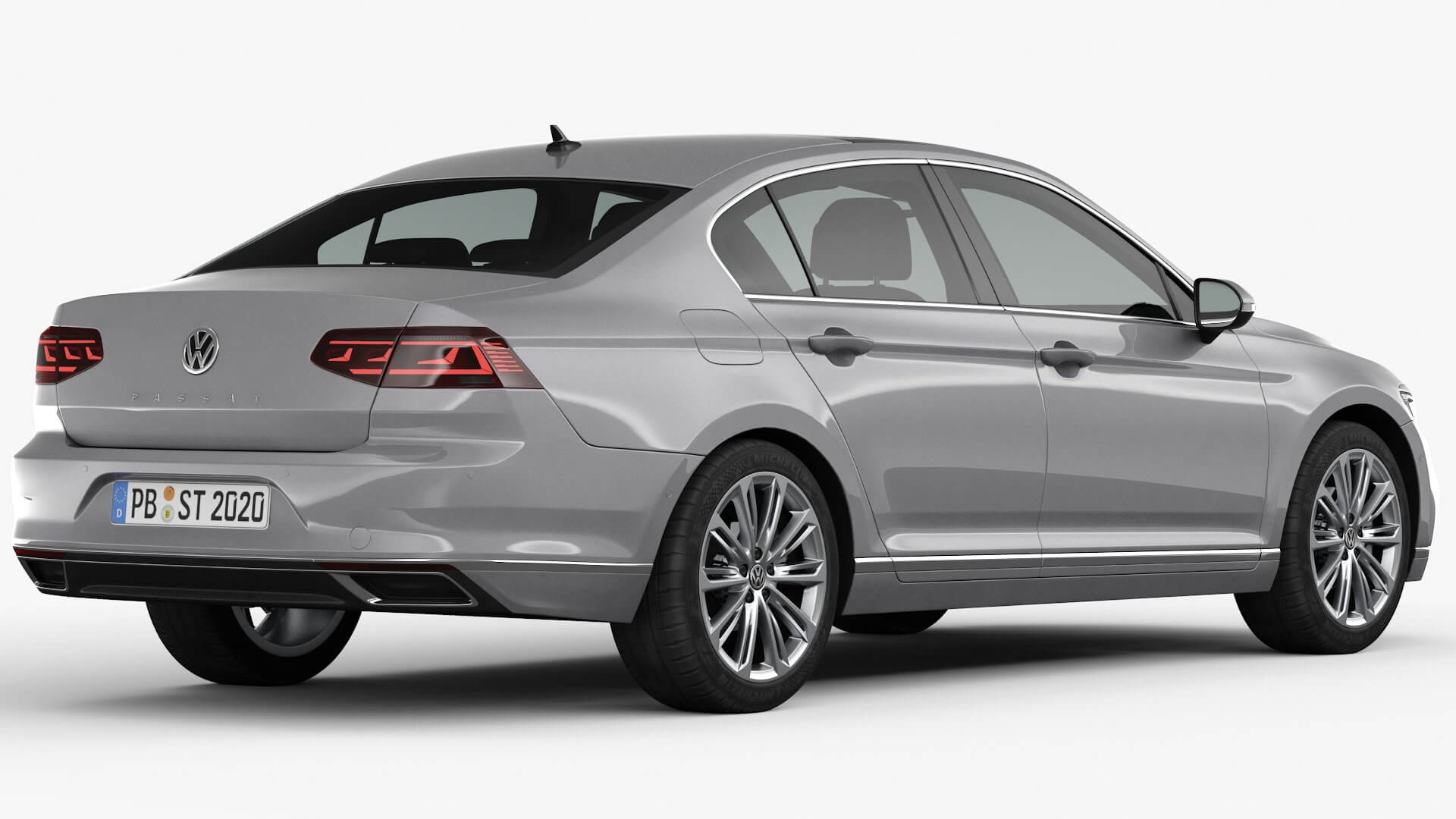 Volkswagen Passat 2020 Detailed Interior - 3D Model by 3DStarving