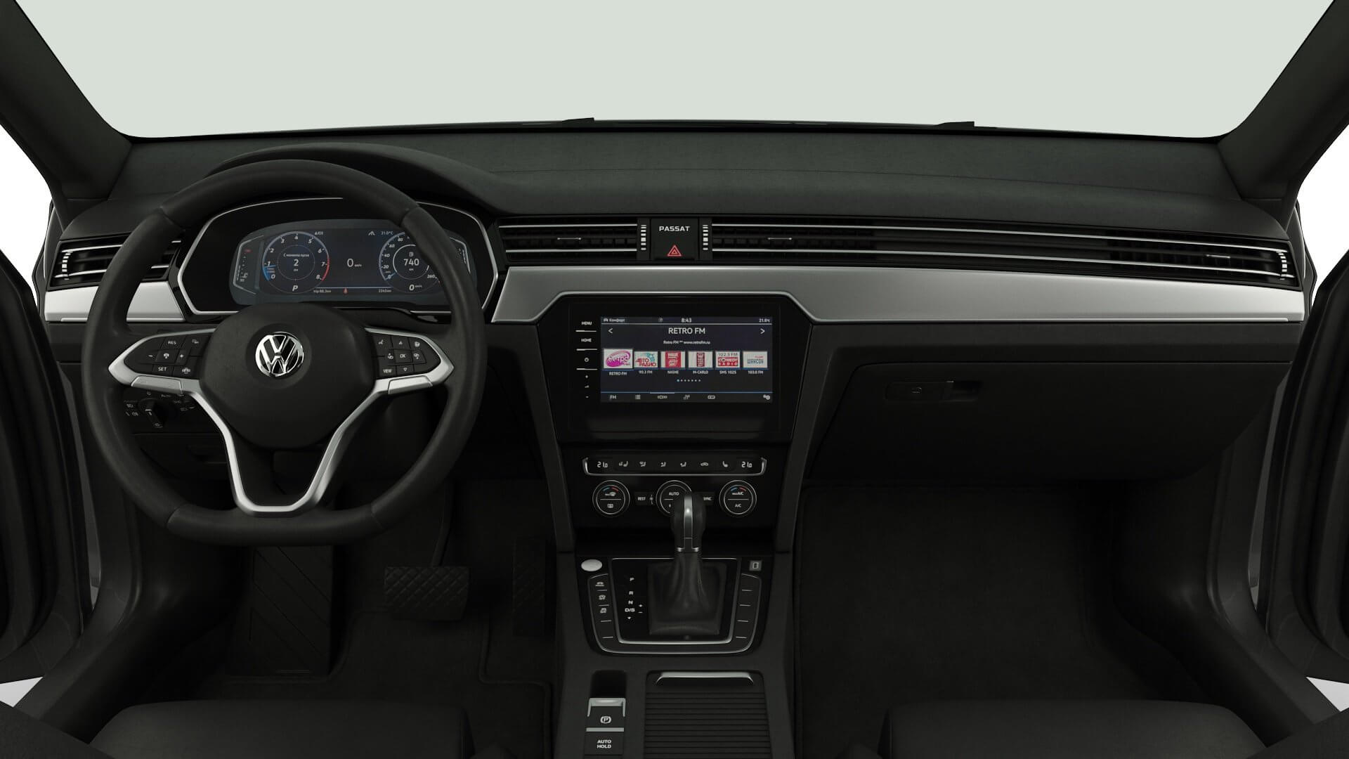 Volkswagen Passat 2020 Detailed Interior - 3D Model by 3DStarving