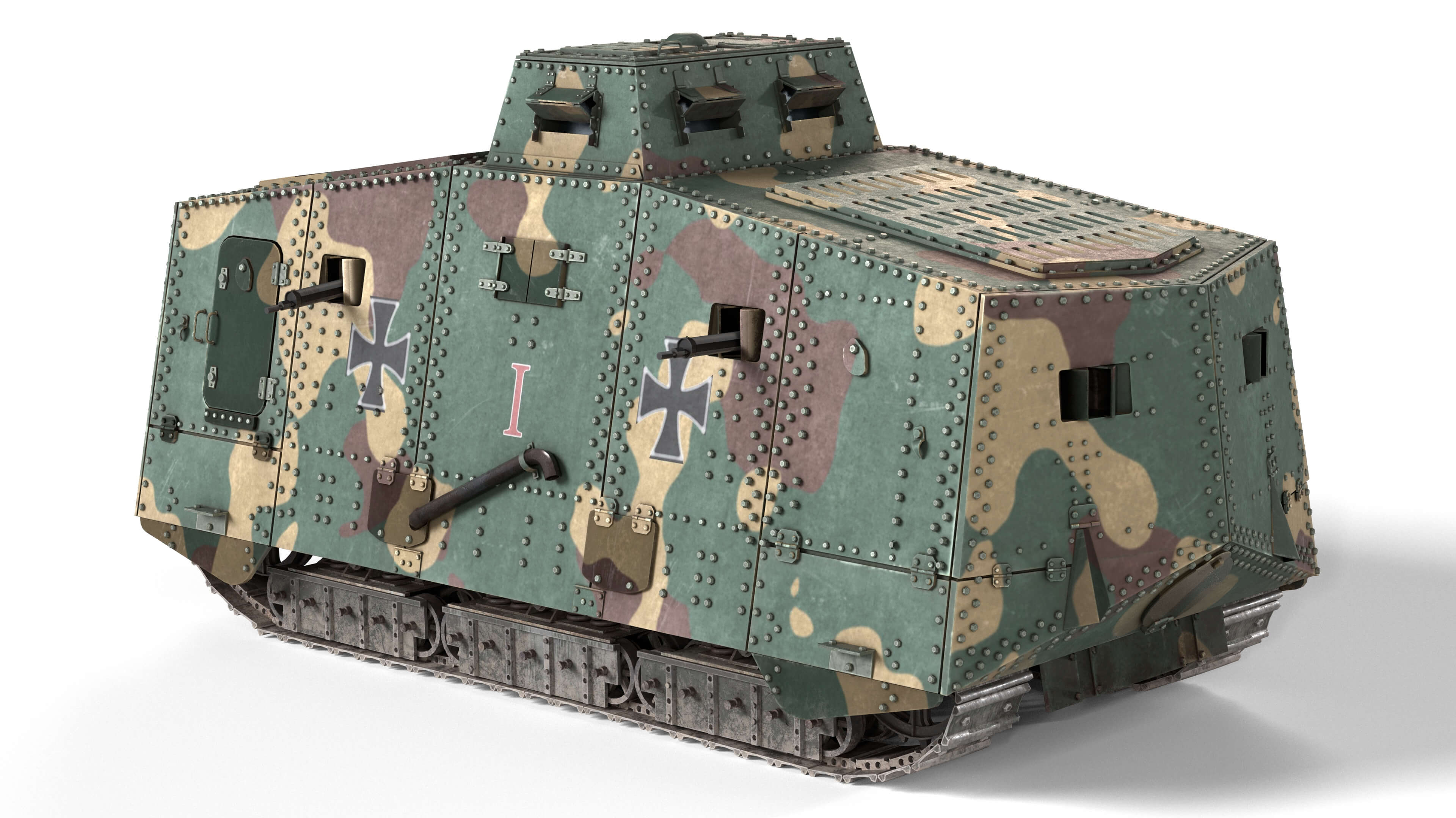 10 Military Vehicles Collection V6 - 3D Model by 3dstudio