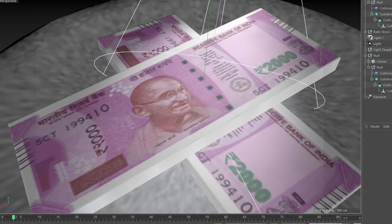 2000 Note - 3D Model by 3dstudio