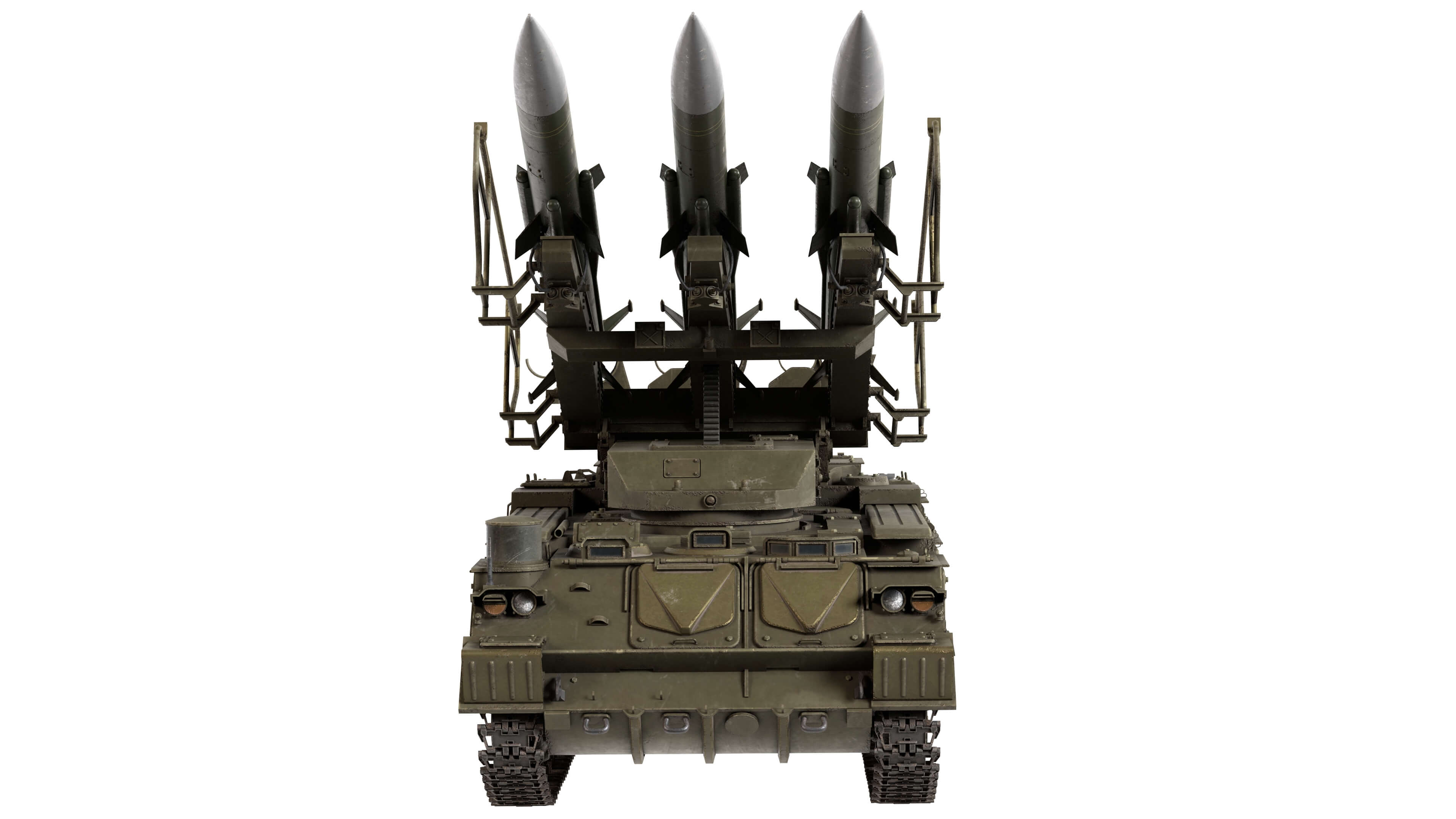 2K12 Kub Missile System - 3D Model by 3dstudio