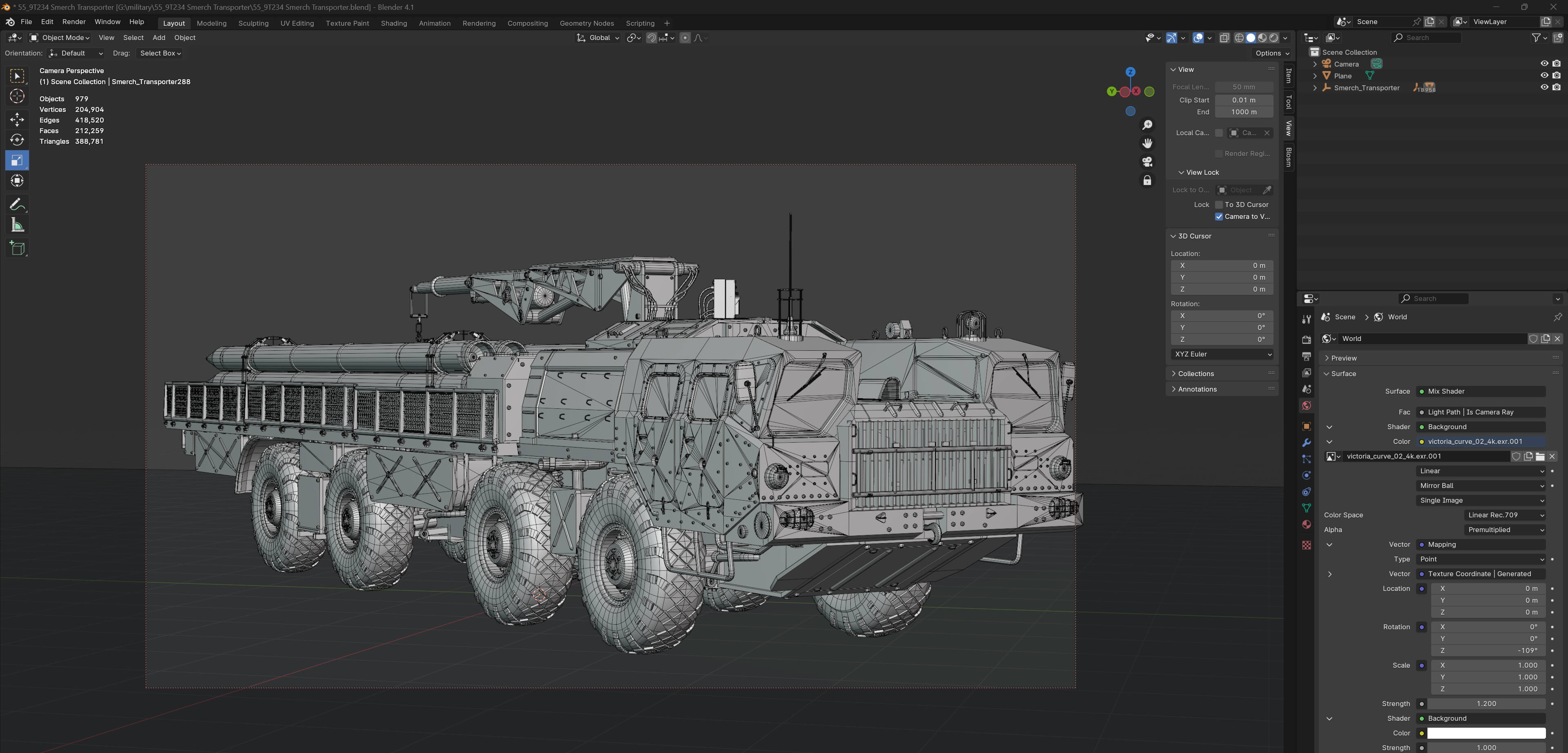 96L6 Radar Cheese Board - 3D Model by 3dstudio