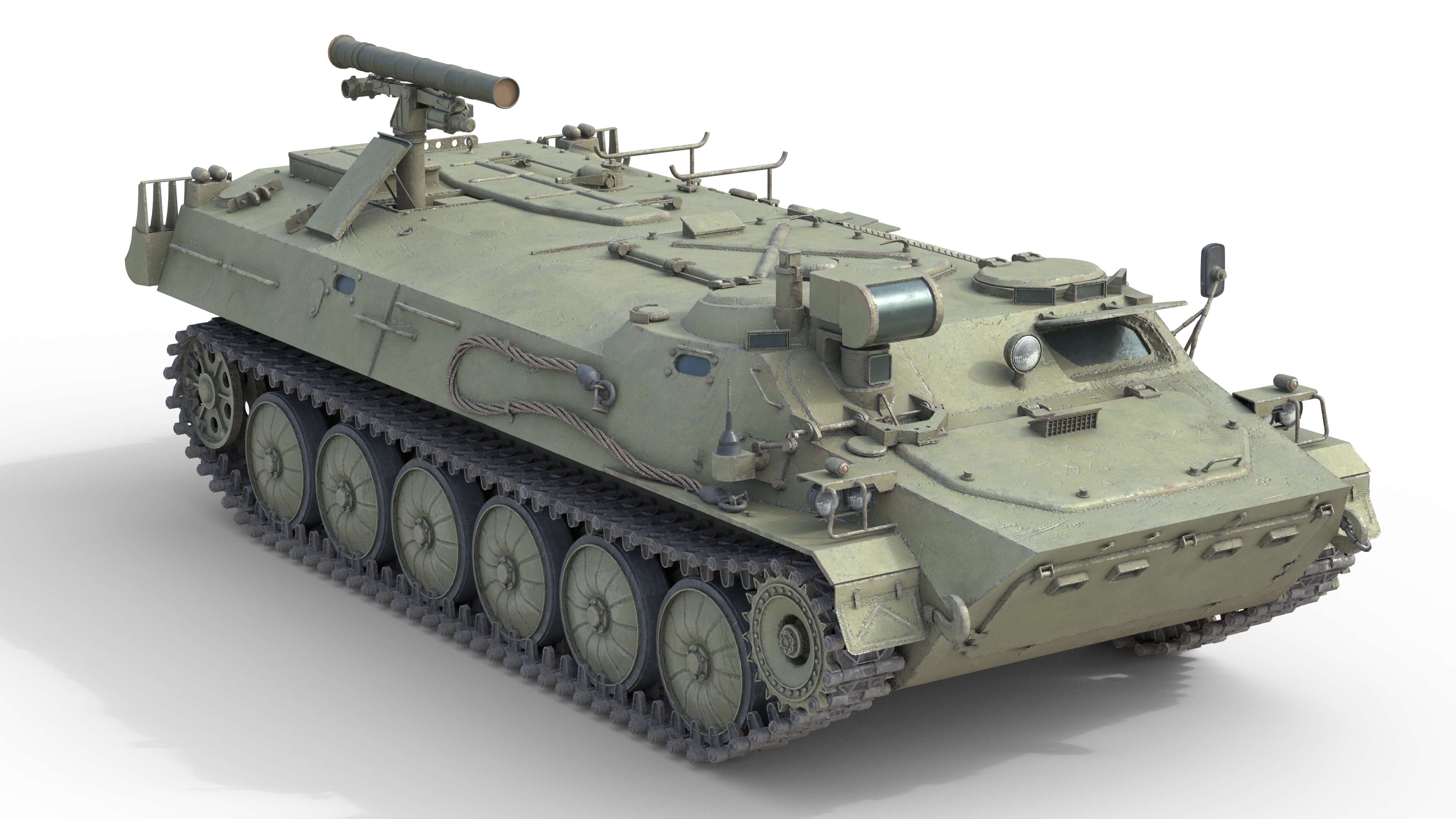 9K114 Shturm Saclos Soviet Anti Tank Missile - 3D Model by 3dstudio