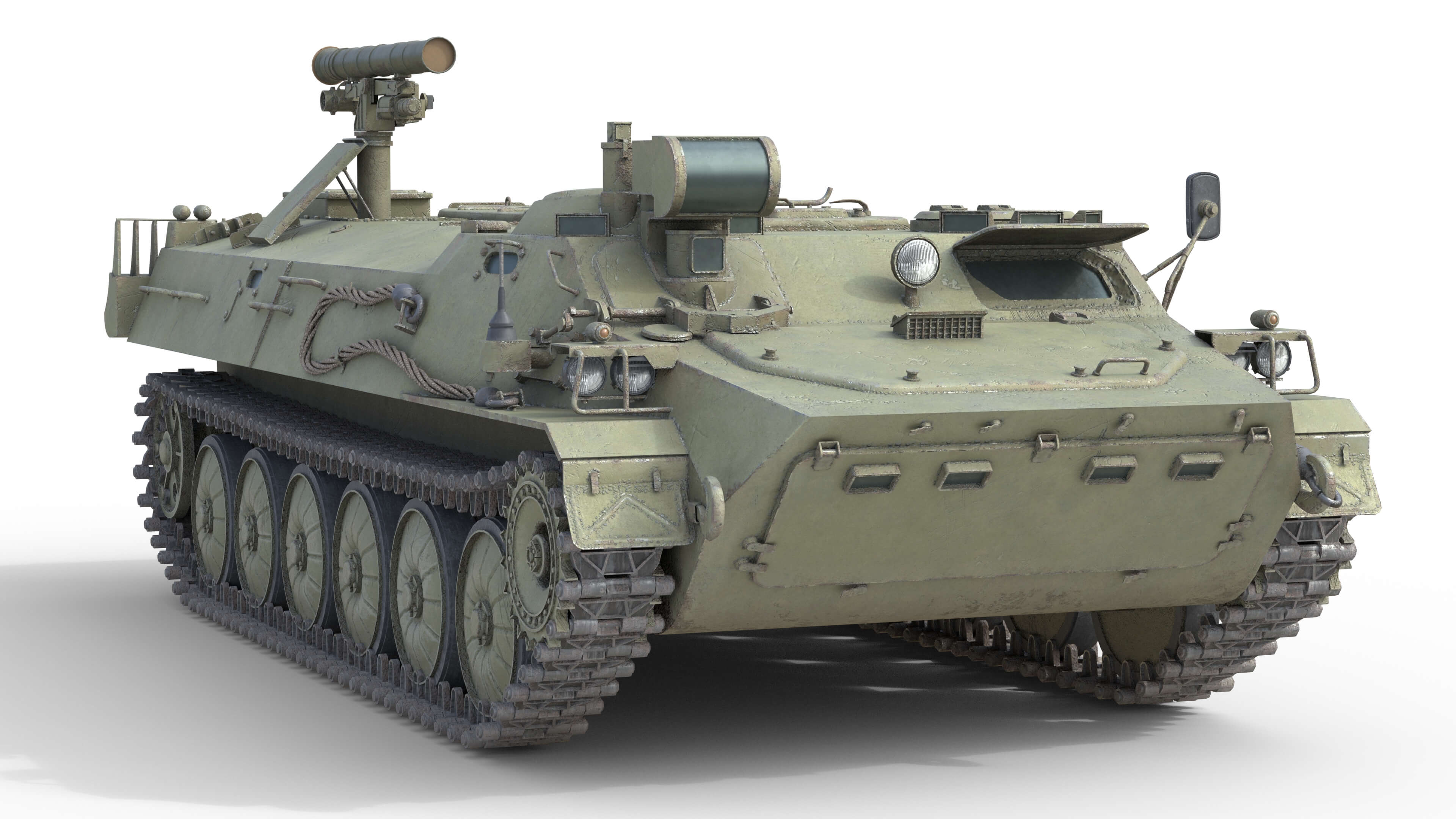 9K114 Shturm Saclos Soviet Anti Tank Missile - 3D Model by 3dstudio