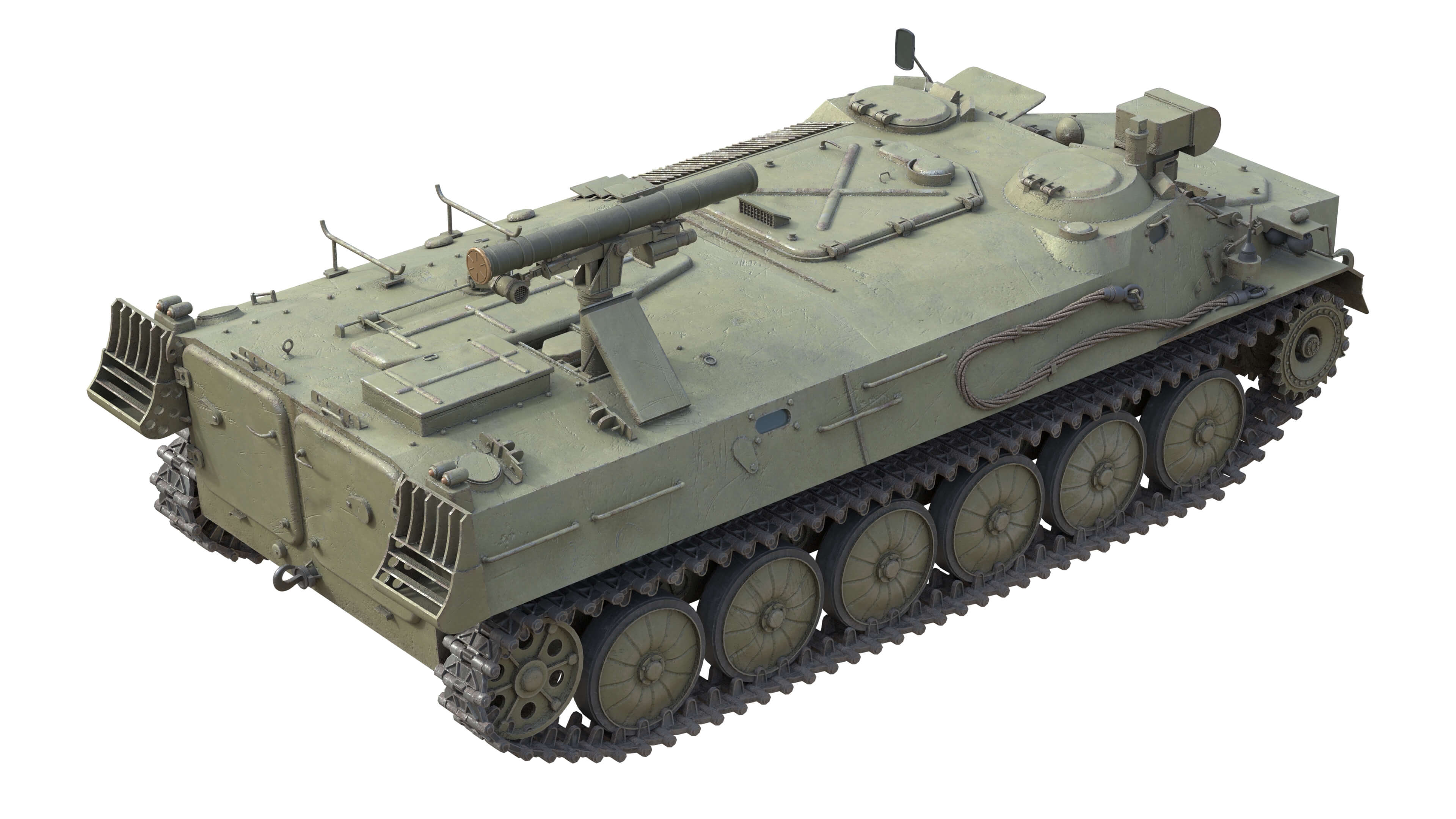 9K114 Shturm Saclos Soviet Anti Tank Missile - 3D Model by 3dstudio