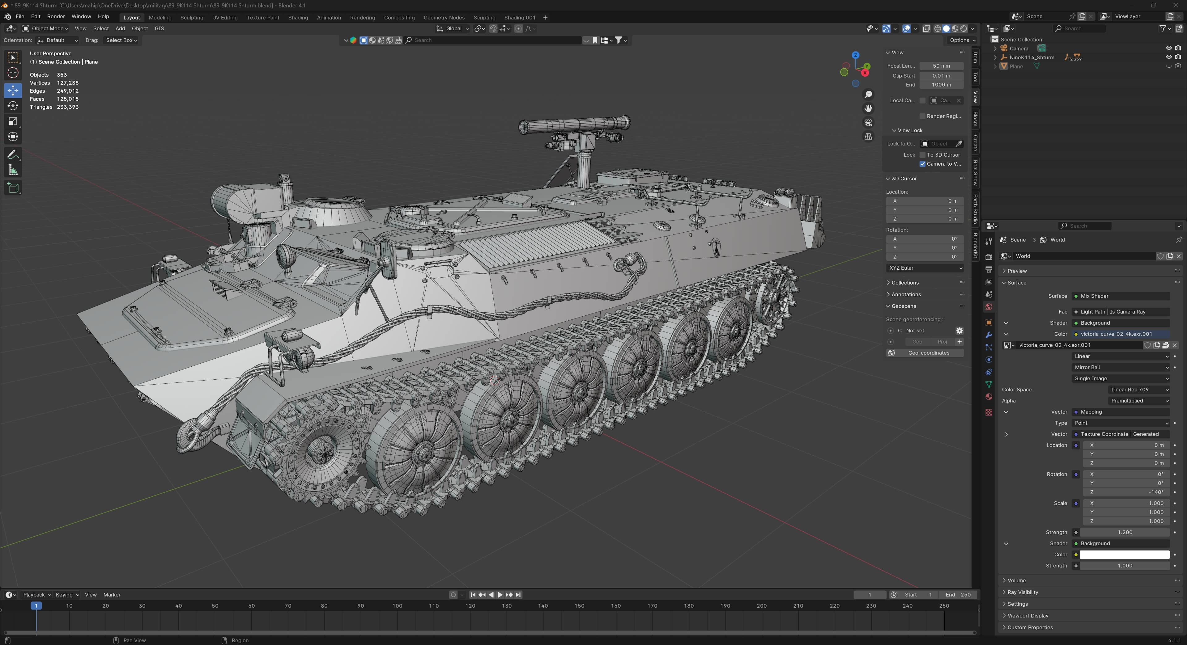 9K114 Shturm Saclos Soviet Anti Tank Missile - 3D Model by 3dstudio