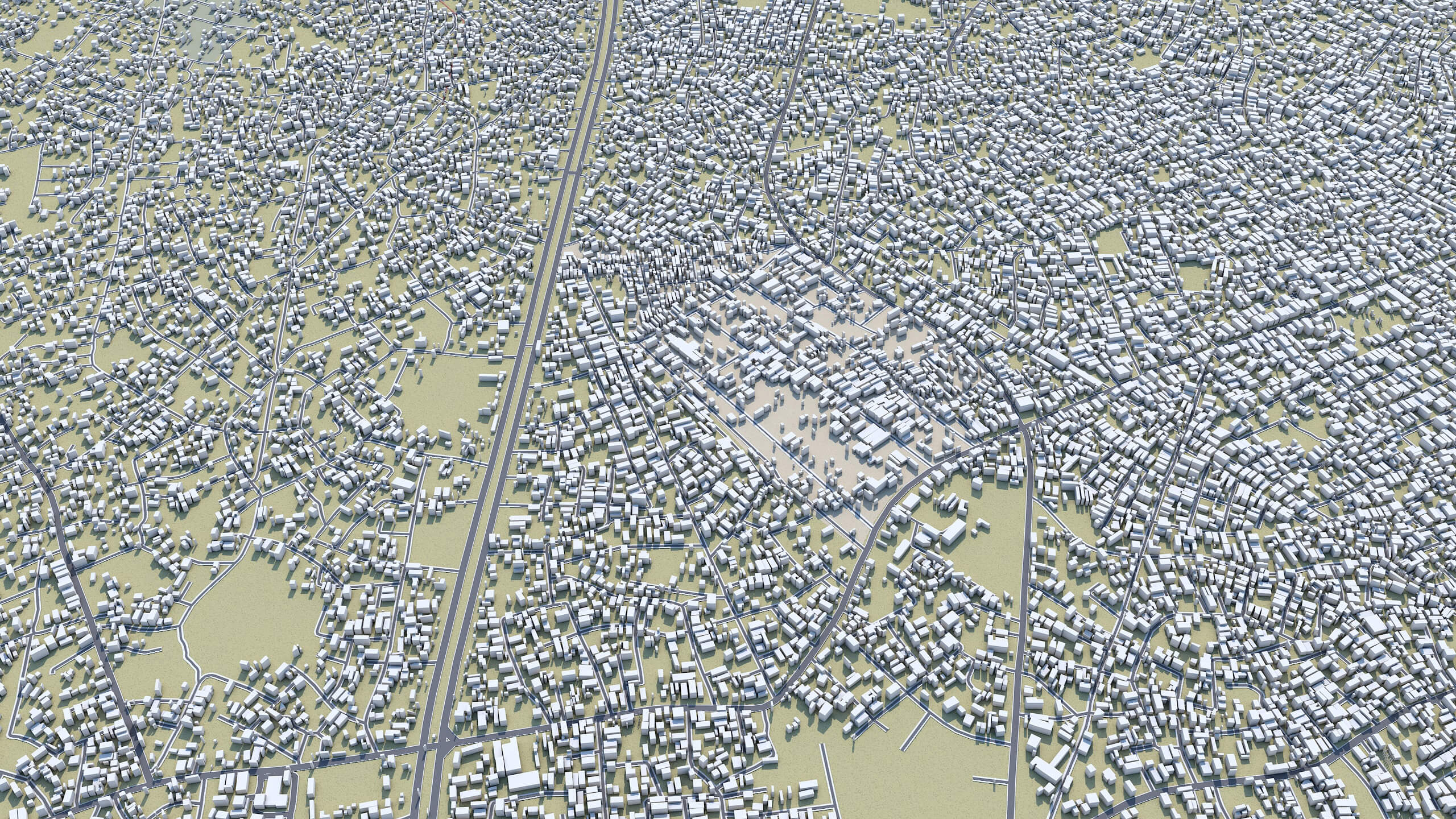 Aba City Nigiria 3D Model 20km by 3dstudio