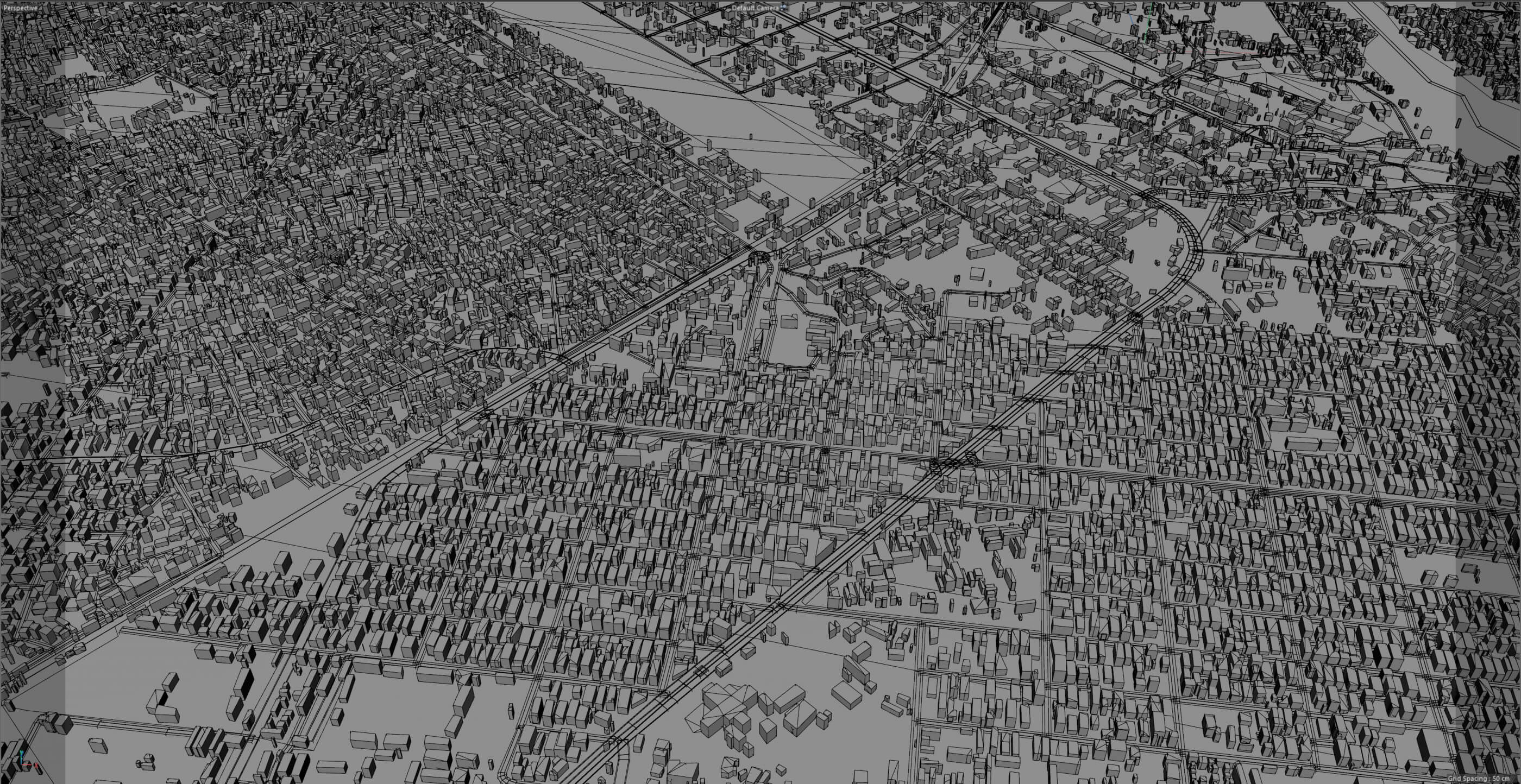 Aba City Nigiria 3D Model 20km by 3dstudio