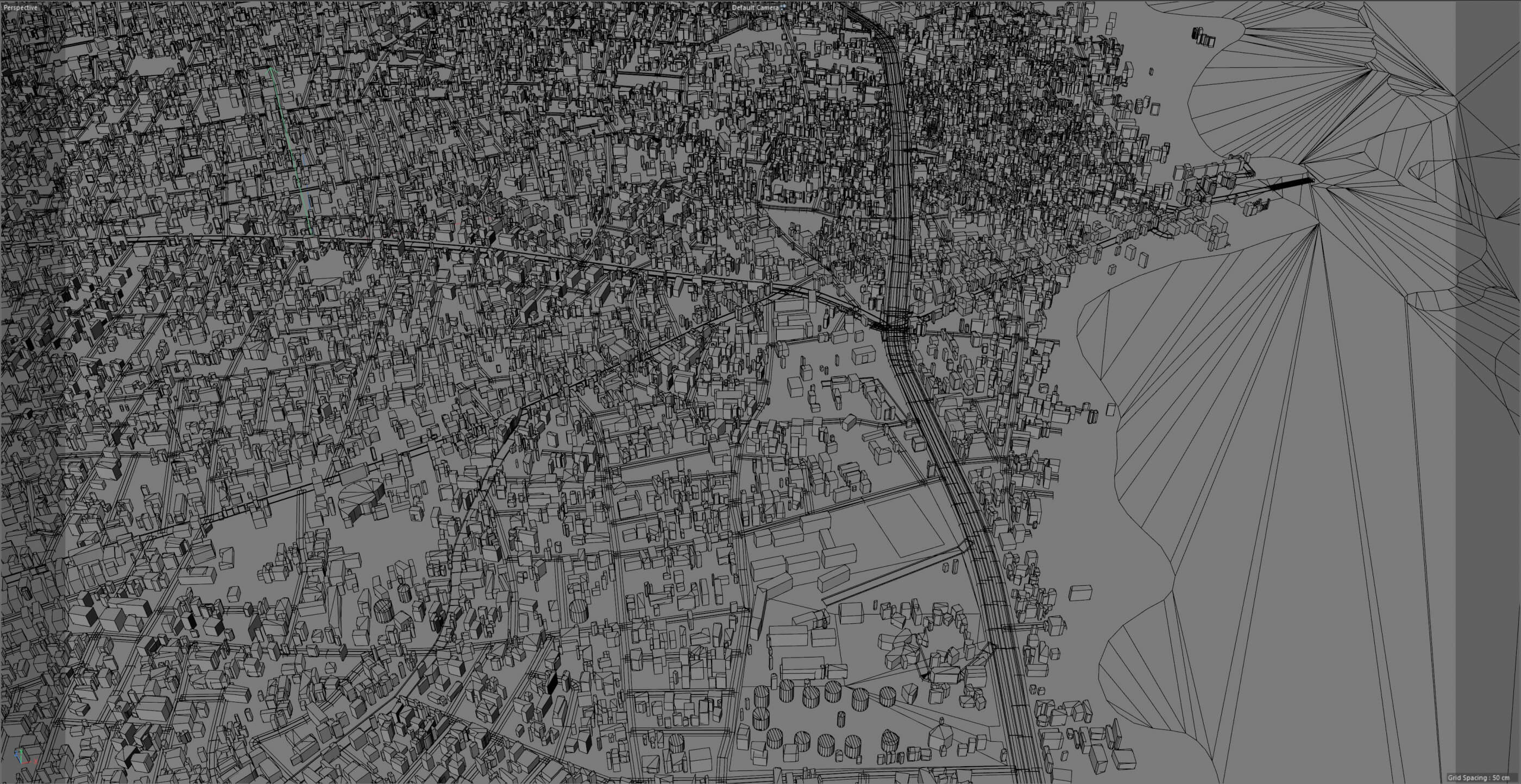 Abomey City Calavi Benin 3D Model 10km by 3dstudio