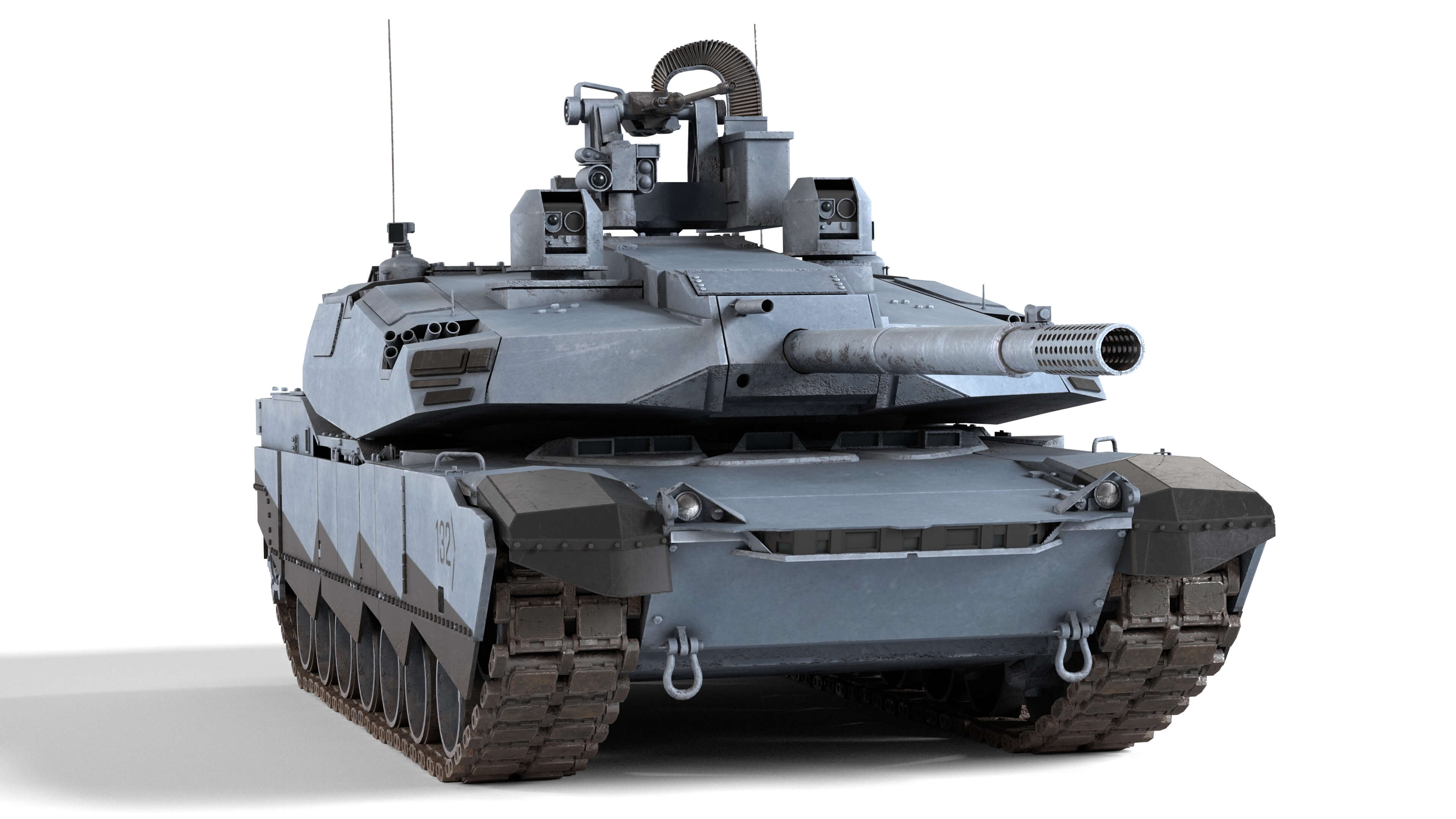 Abrams-X Tank 3D Model by 3dstudio