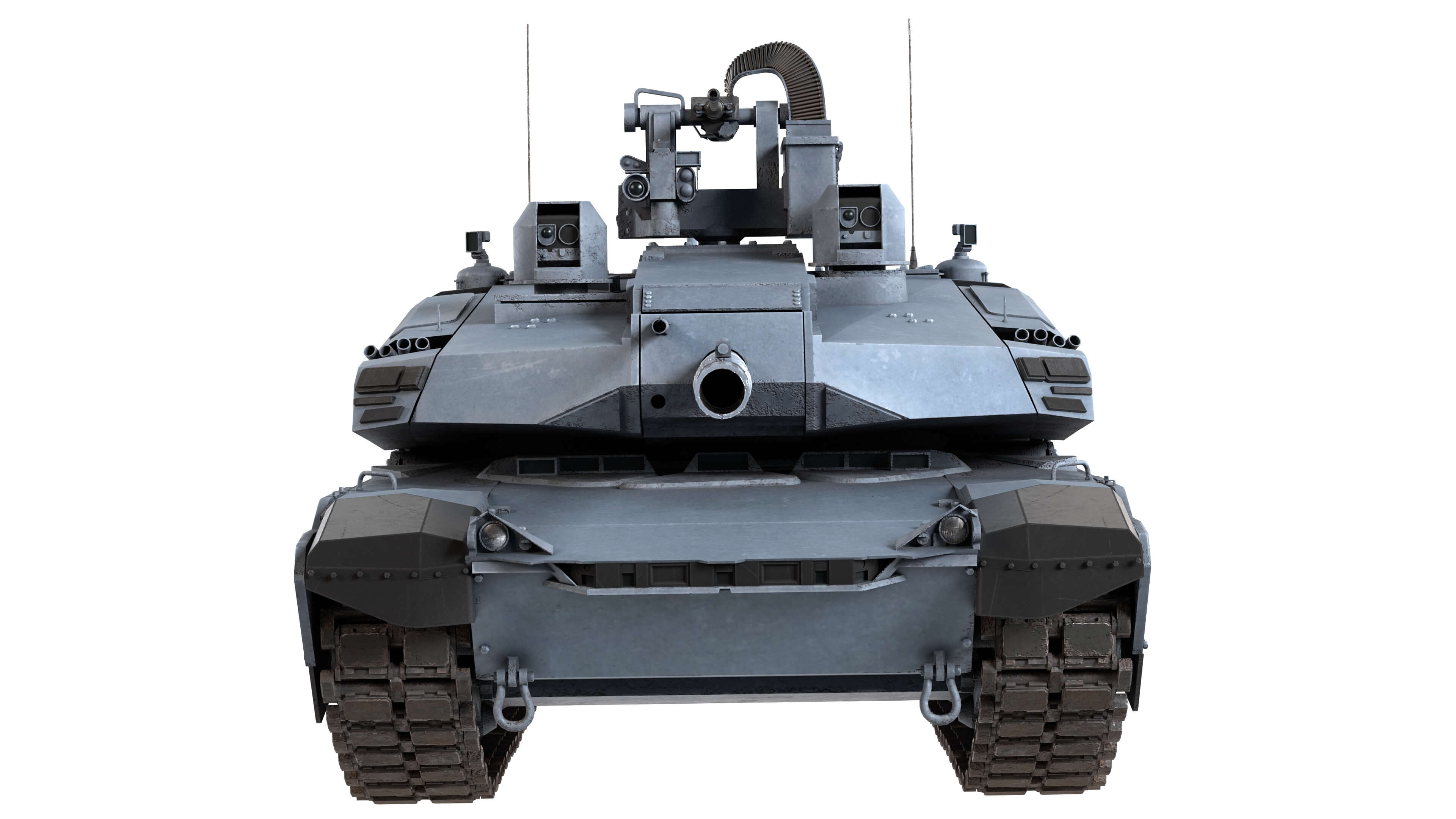 Abrams-X Tank 3D Model by 3dstudio