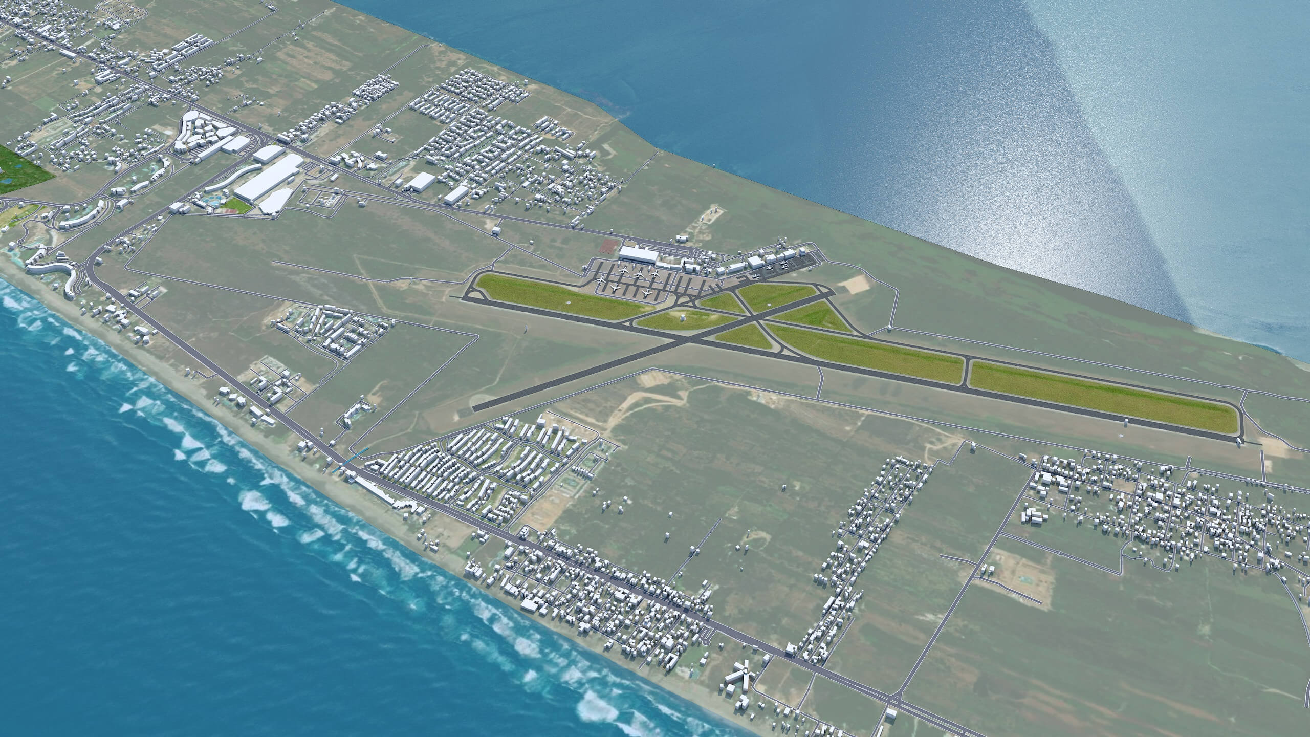 Acapulco De Juarez Guerrero Mexico 40km - 3D Model by 3dstudio