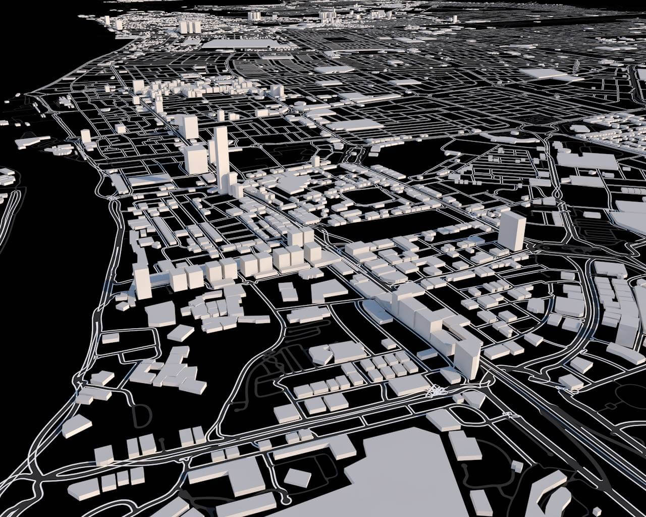 Ajman UAE - 3D Model by 3dstudio