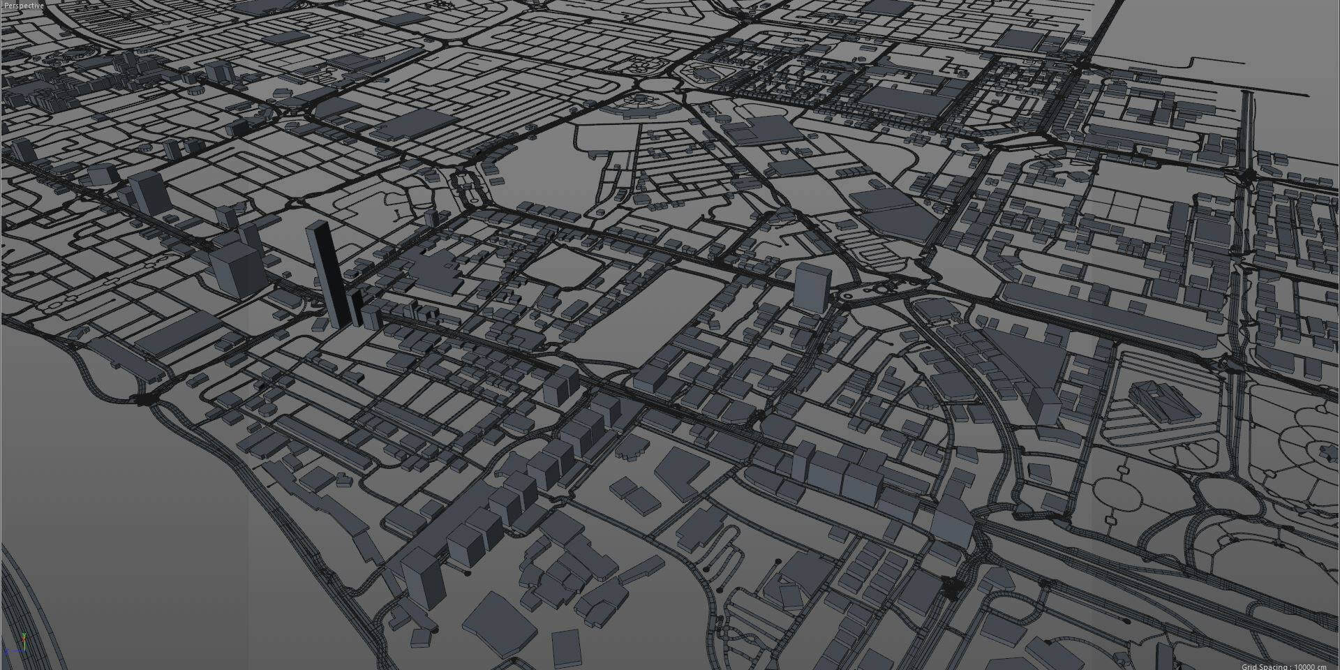 Ajman UAE - 3D Model by 3dstudio