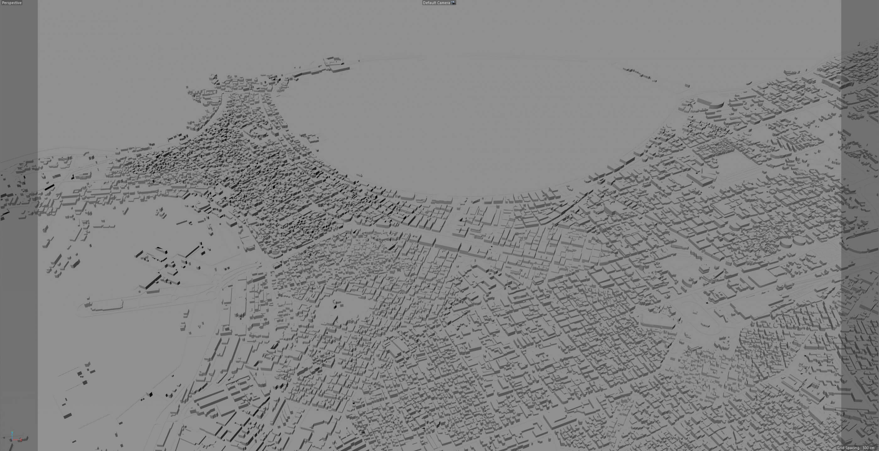 Alexandria City Egypt 3D Model 60km by 3dstudio