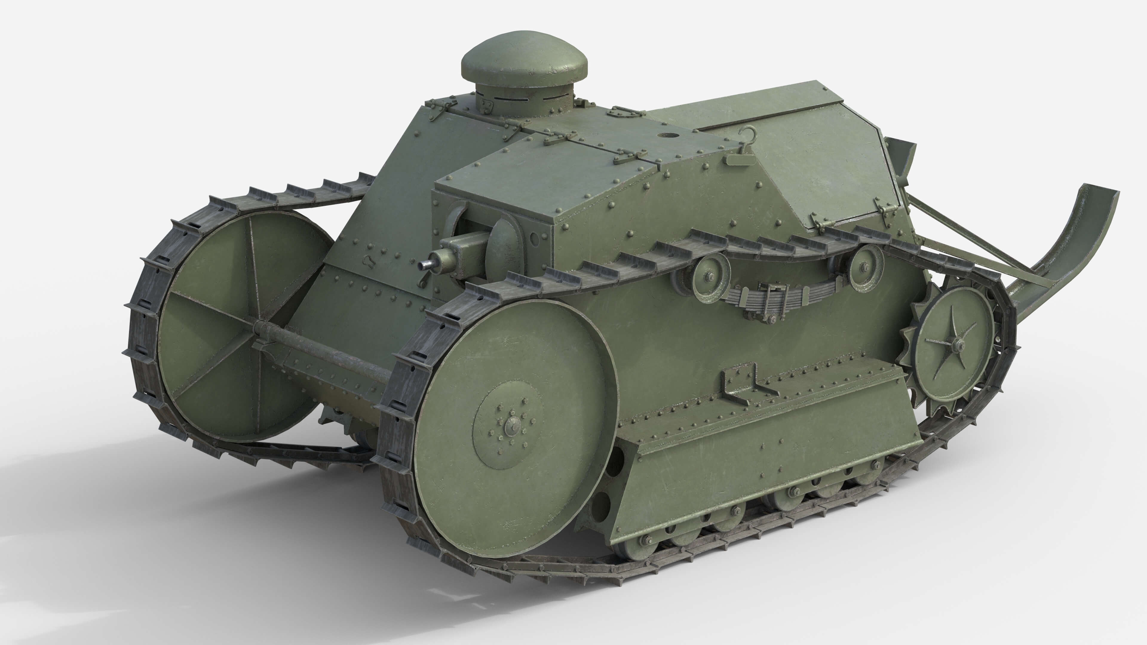 American Light Tank - 3D Model by 3dstudio