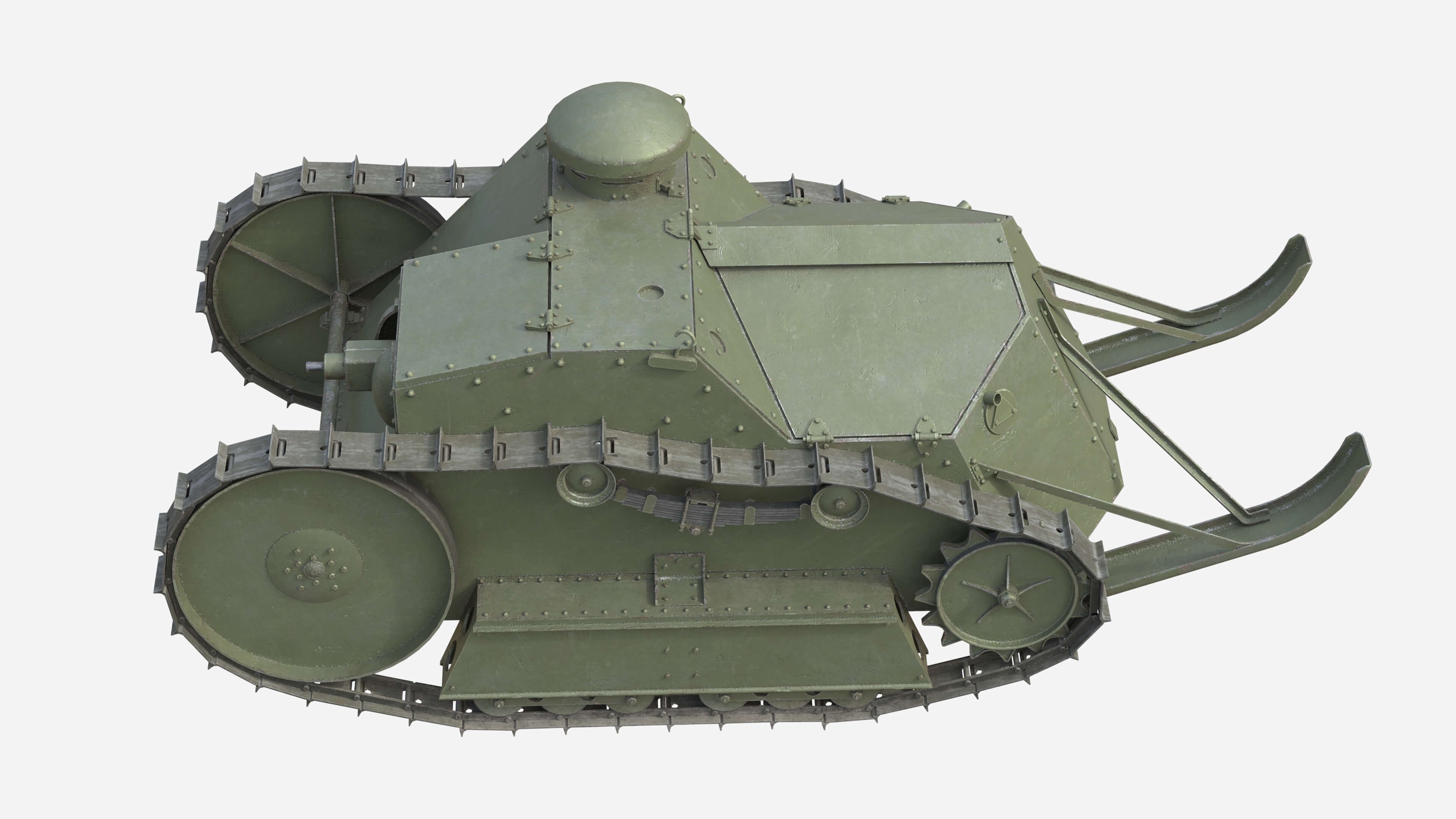 American Light Tank - 3D Model by 3dstudio