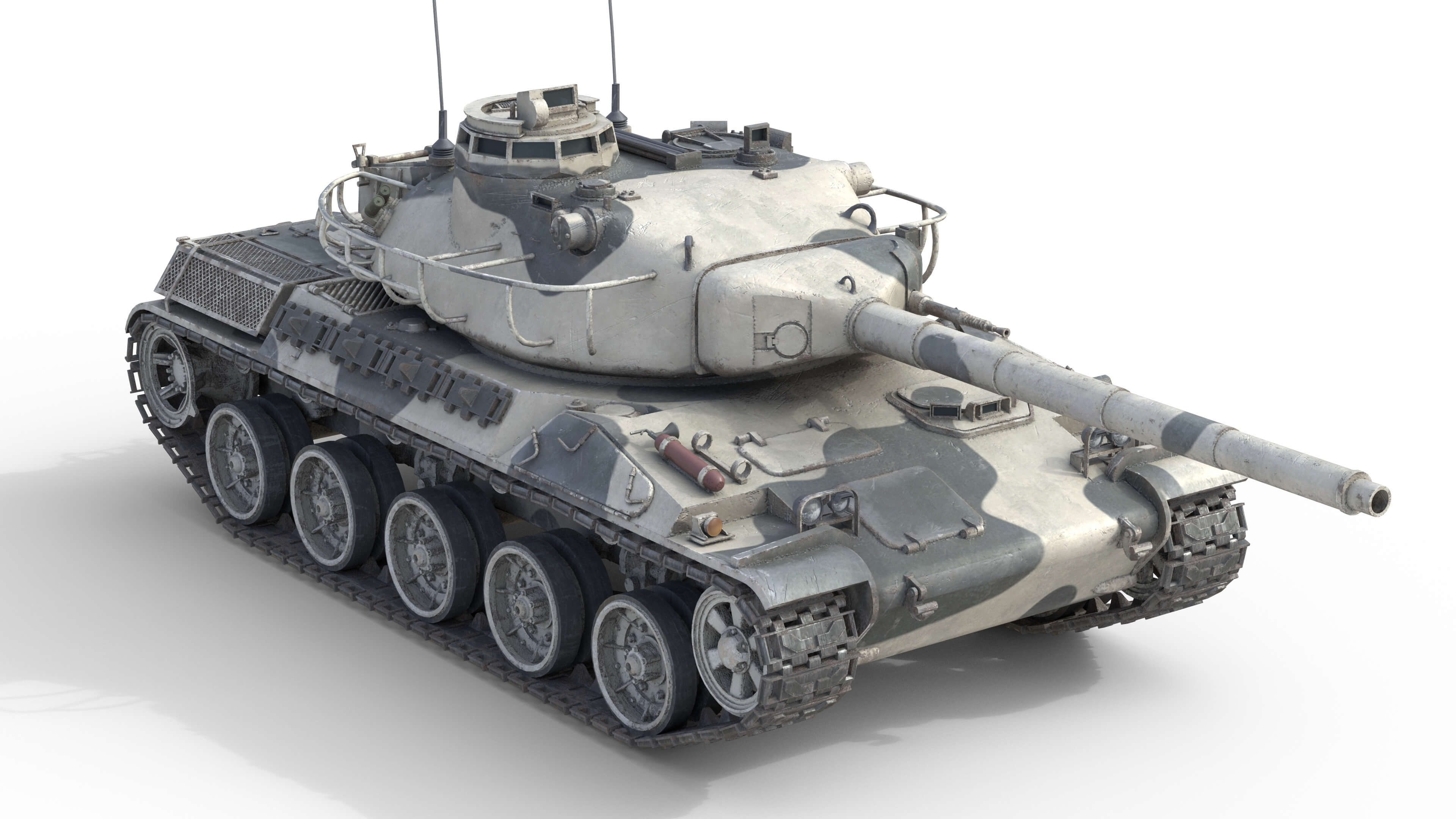 Amx 30 Main Battle Tank - 3D Model by 3dstudio