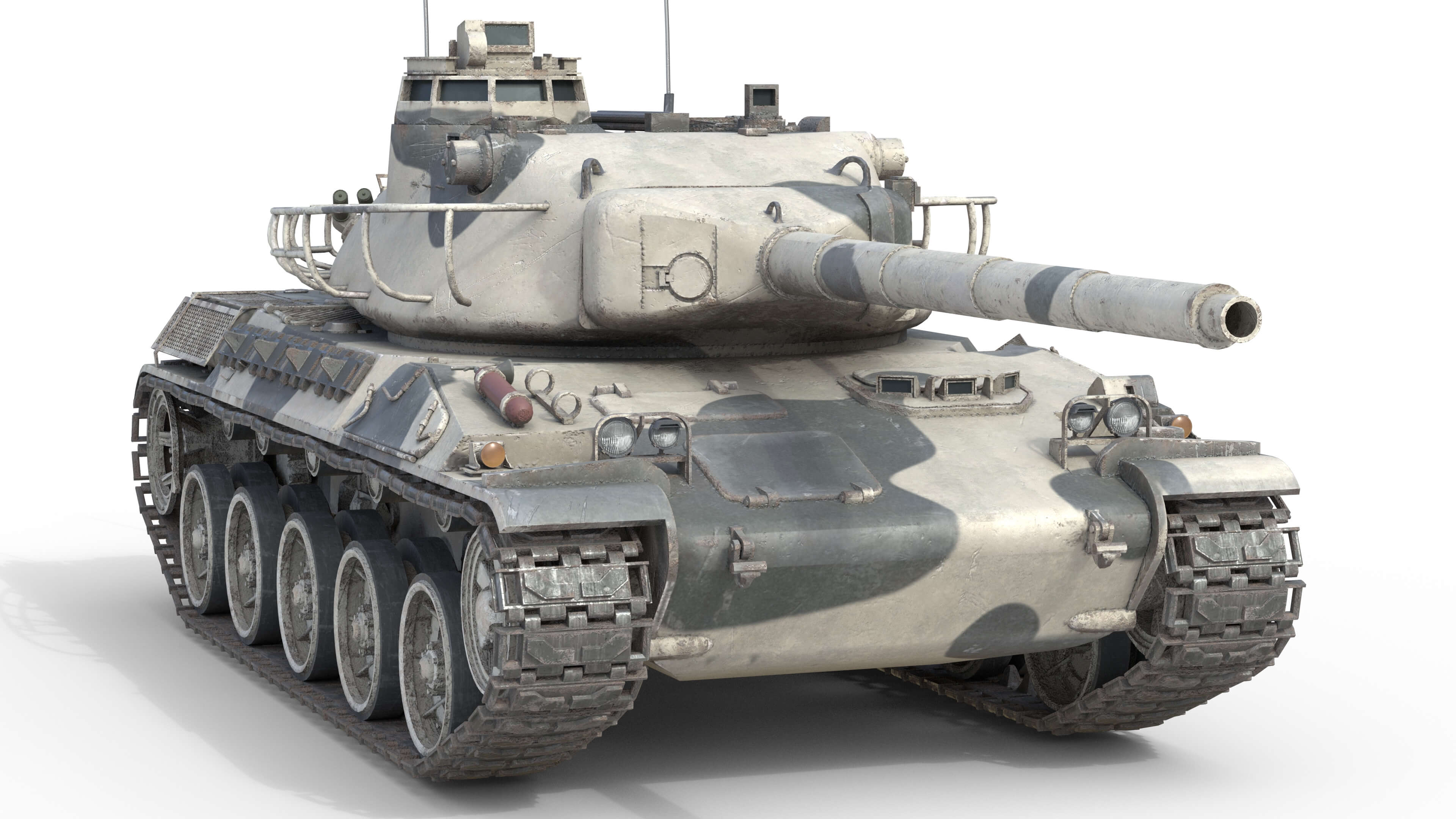 Amx 30 Main Battle Tank - 3D Model by 3dstudio