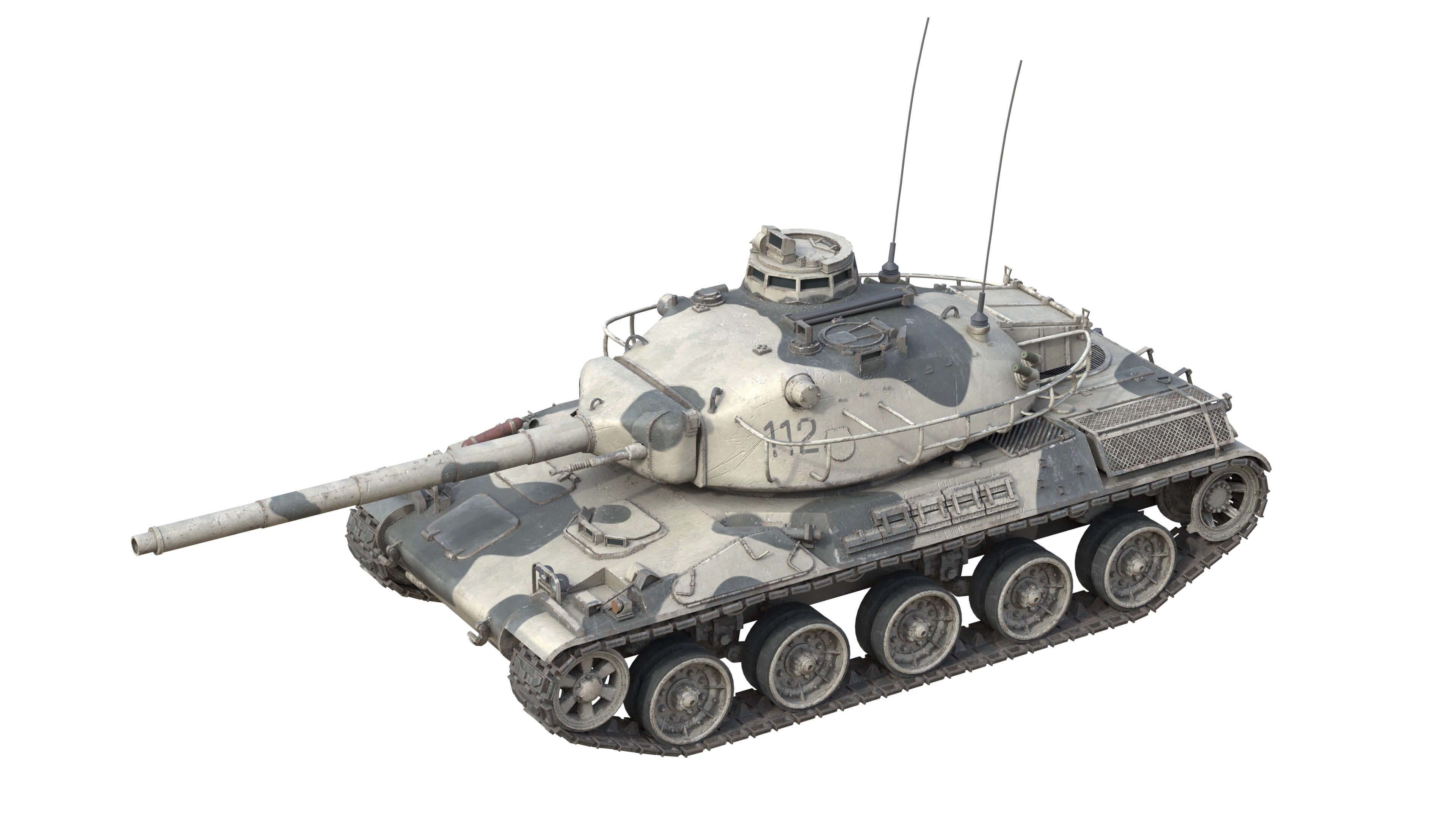 Amx 30 Main Battle Tank - 3D Model by 3dstudio