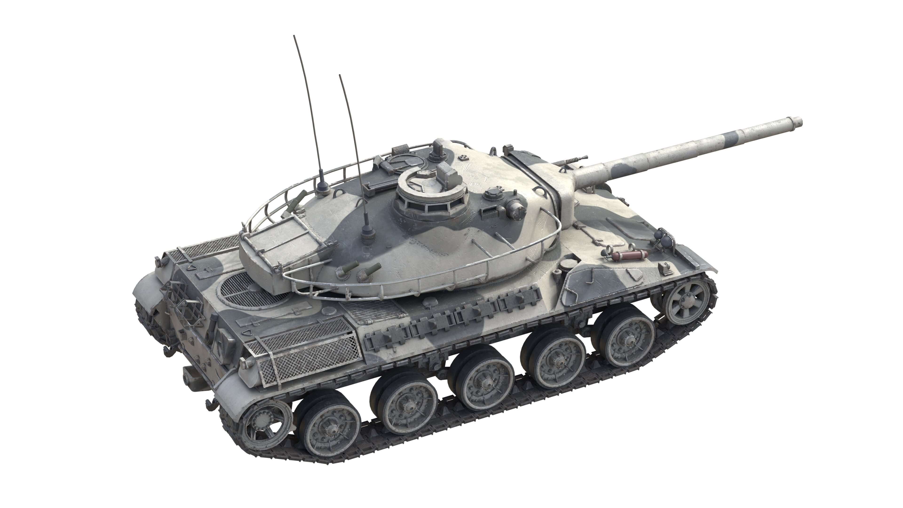 Amx 30 Main Battle Tank - 3D Model by 3dstudio