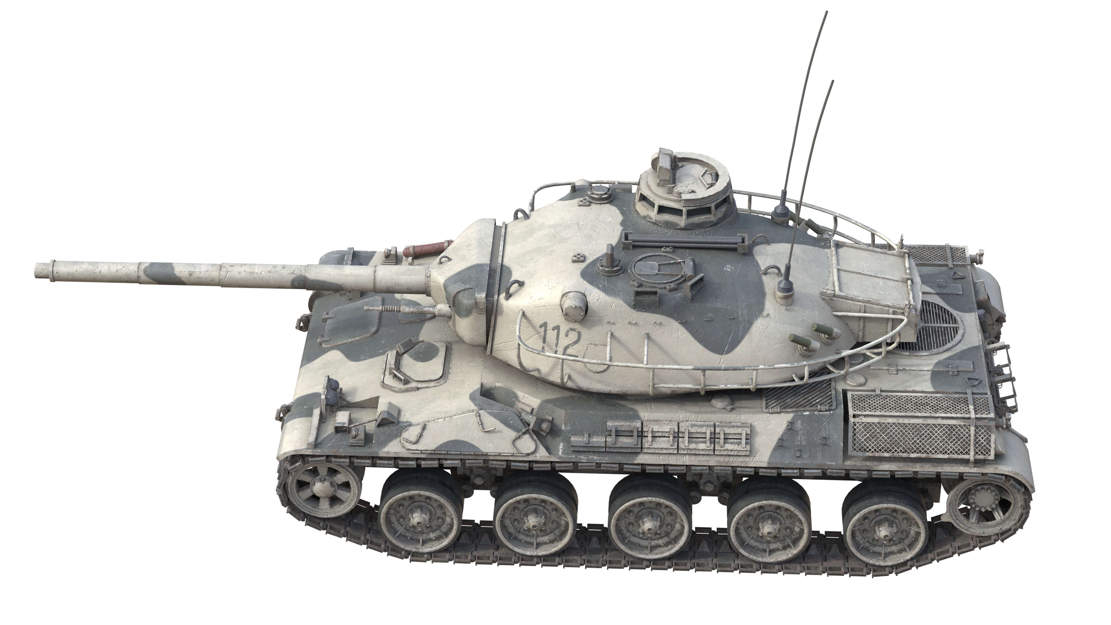 Amx 30 Main Battle Tank - 3D Model by 3dstudio