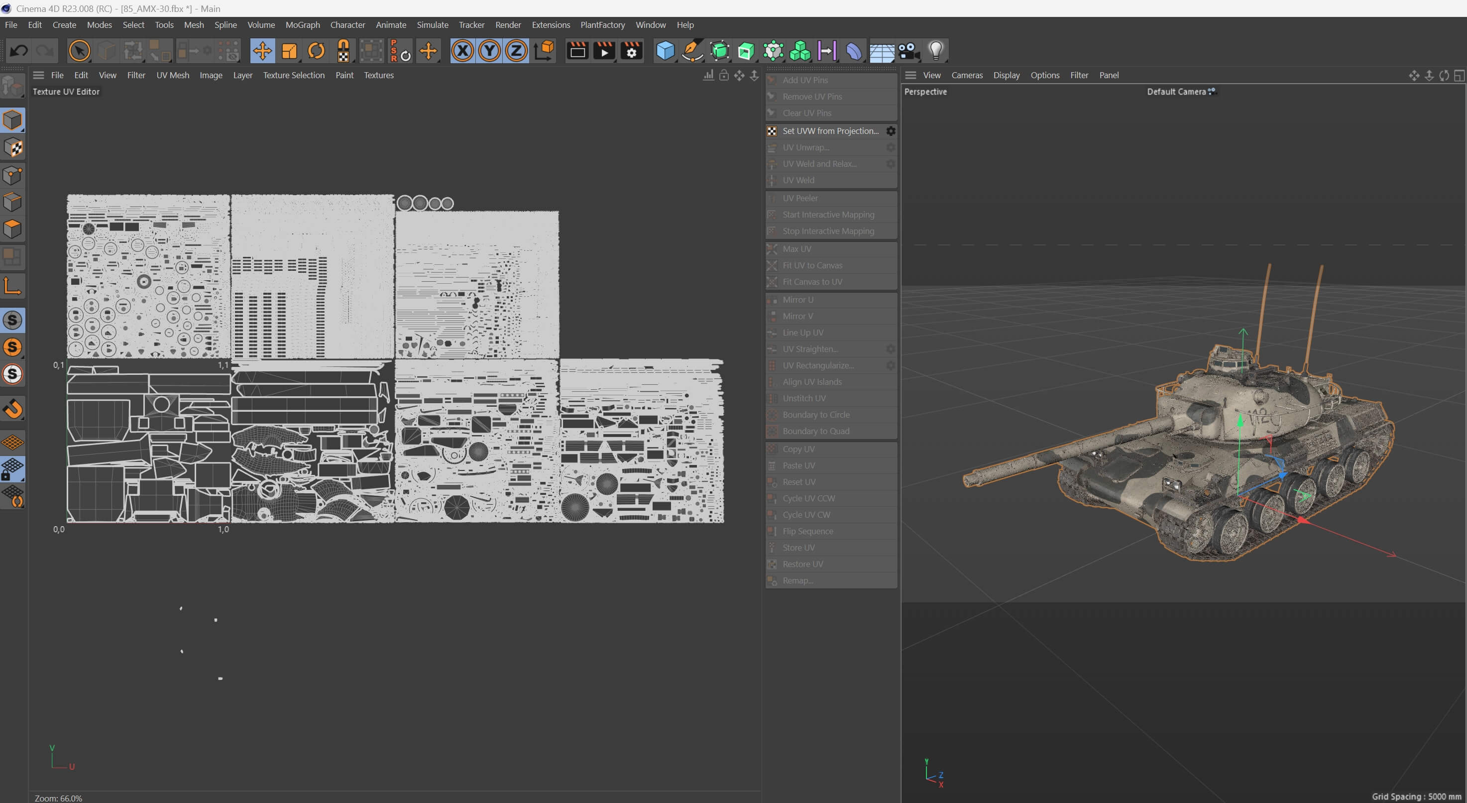 Amx 30 Main Battle Tank - 3D Model by 3dstudio