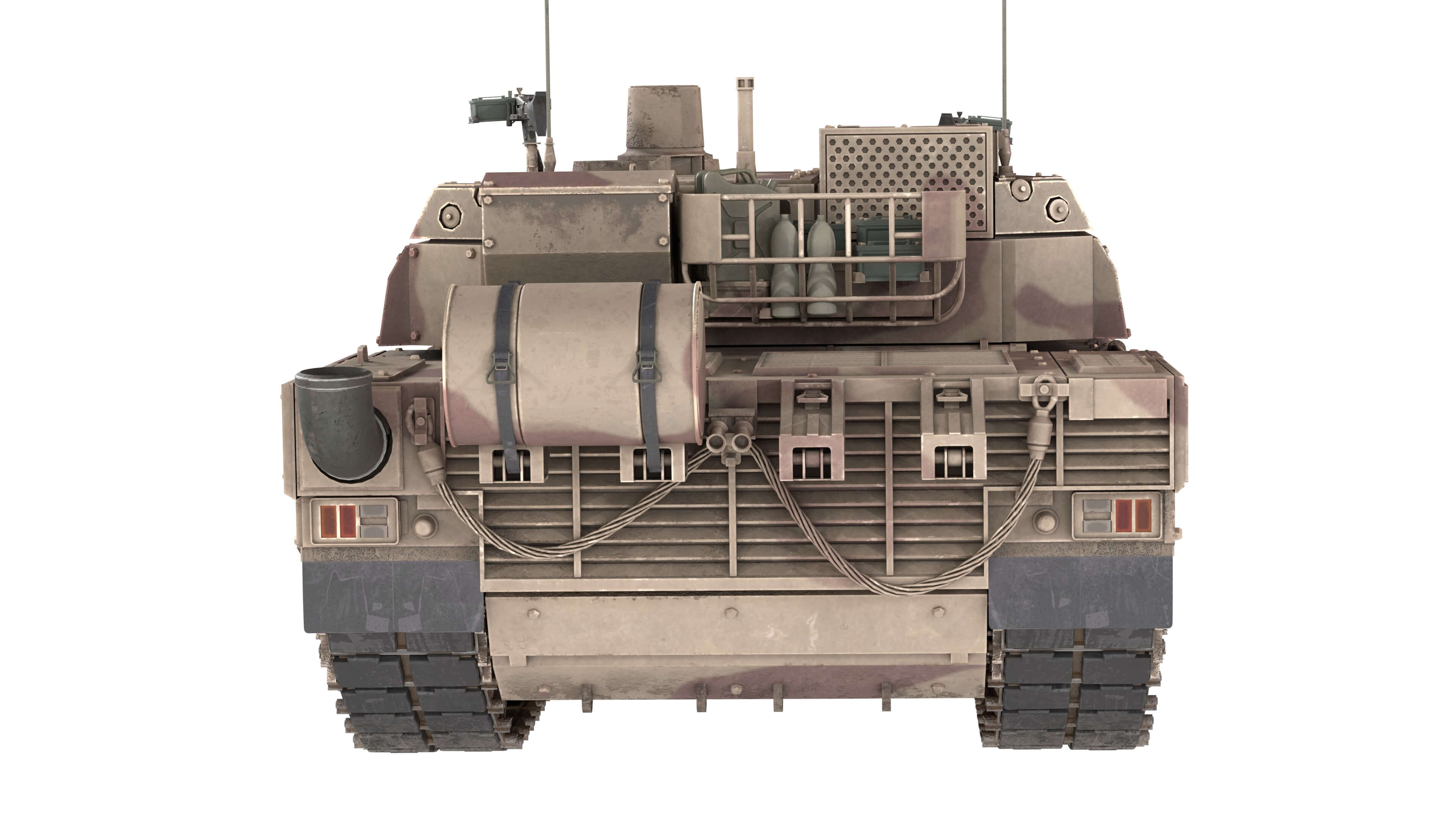 AMX-56 Leclerc Tank 3D Model by 3dstudio