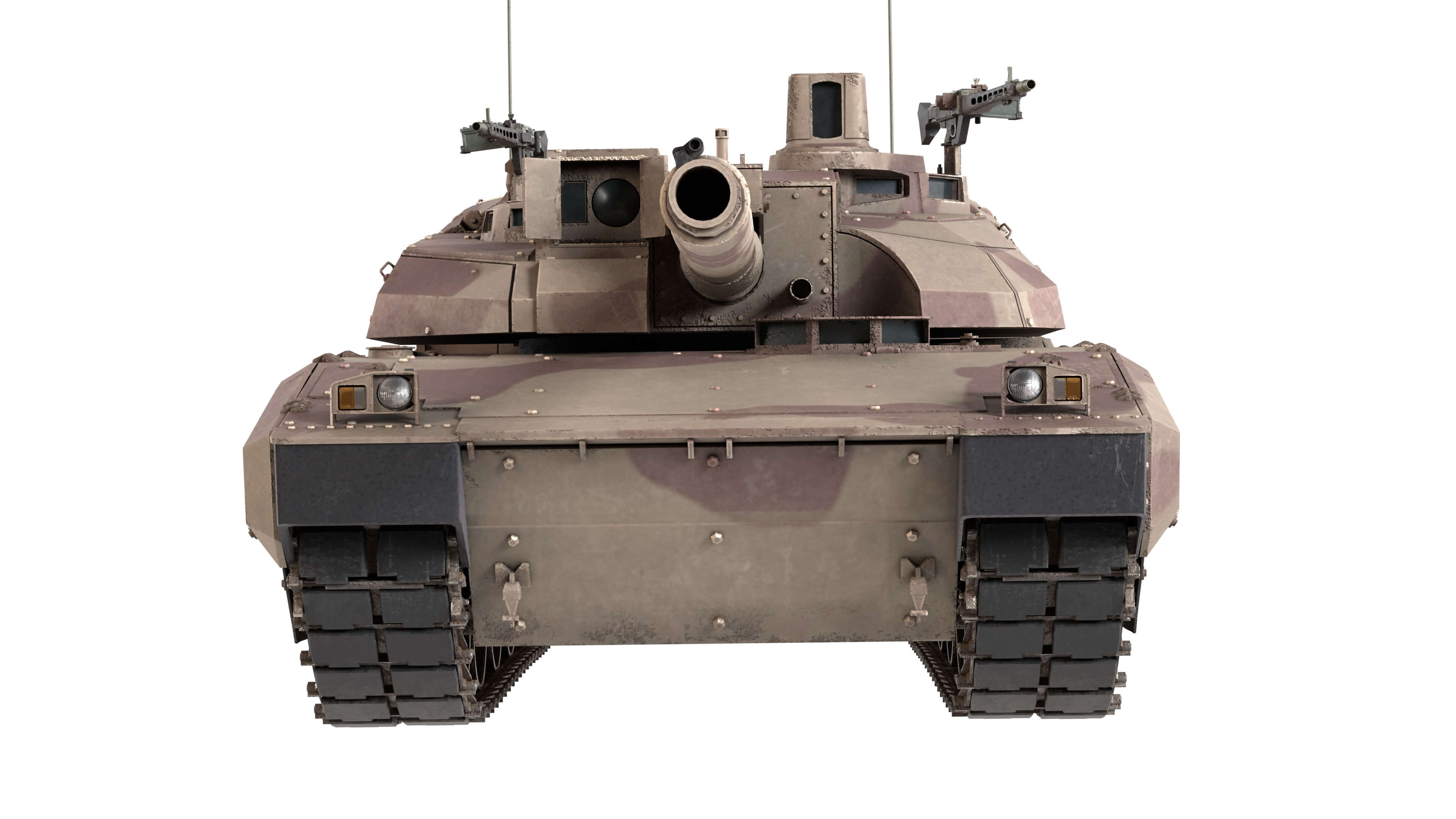 AMX-56 Leclerc Tank 3D Model by 3dstudio