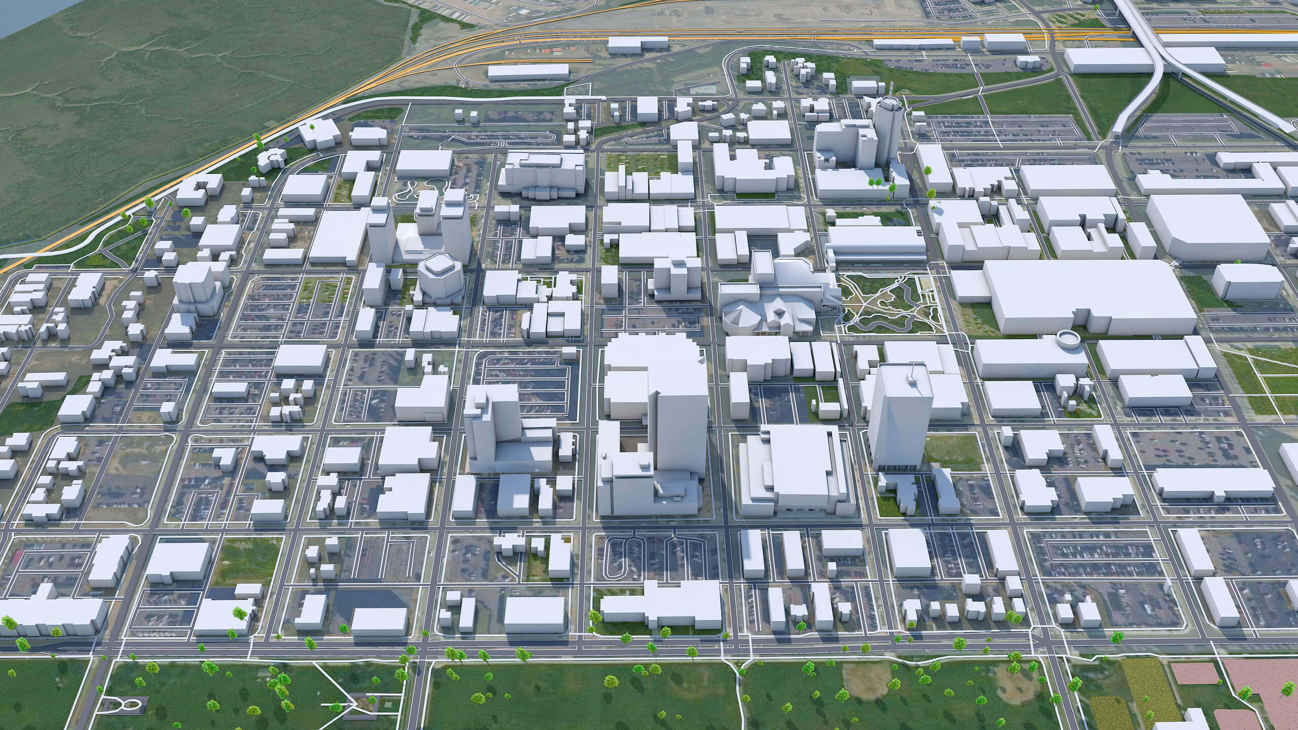 Anchorage Alaska 220km - 3D Model by 3dstudio