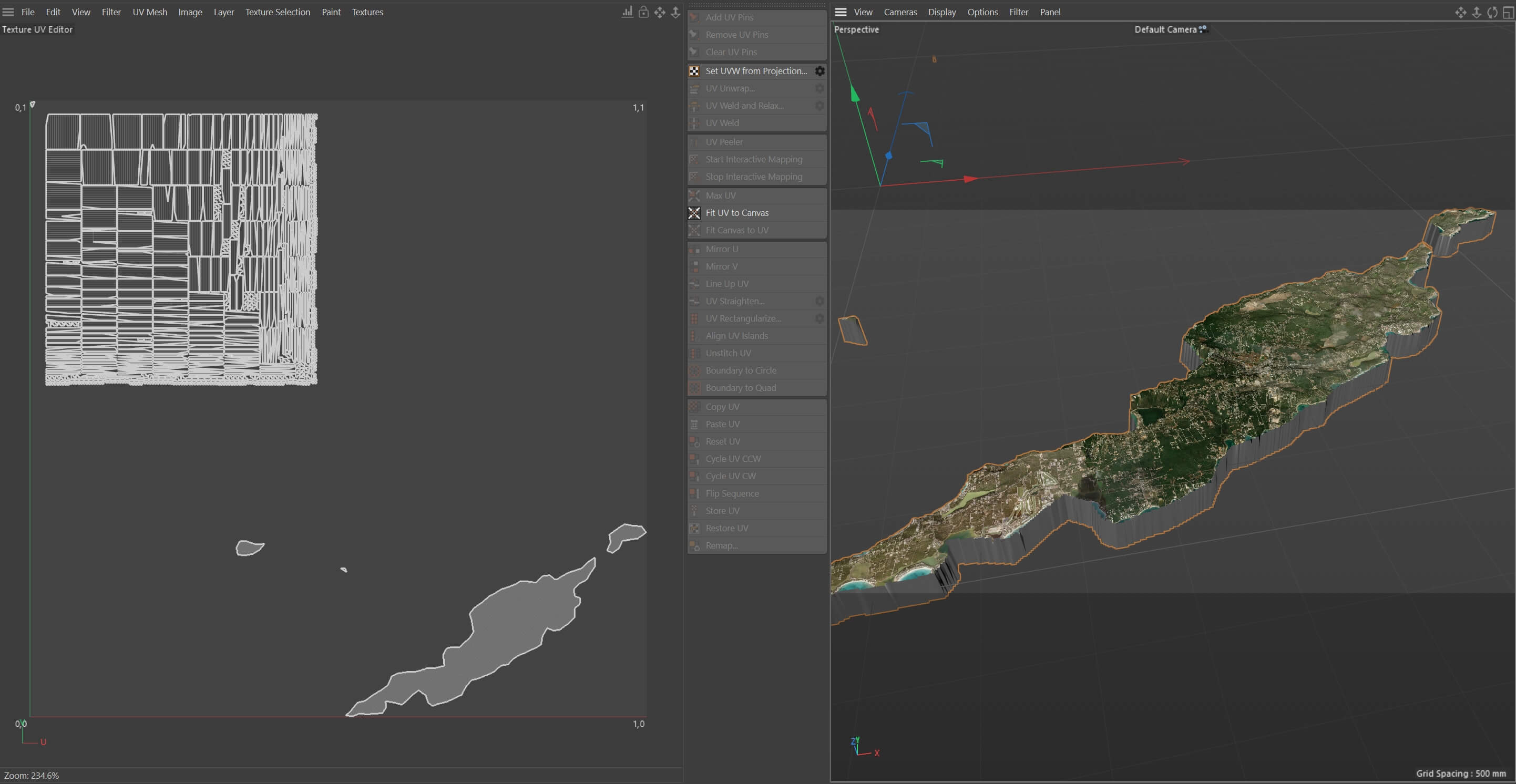 Anguilla Terrain Map - 3D Model by 3dstudio