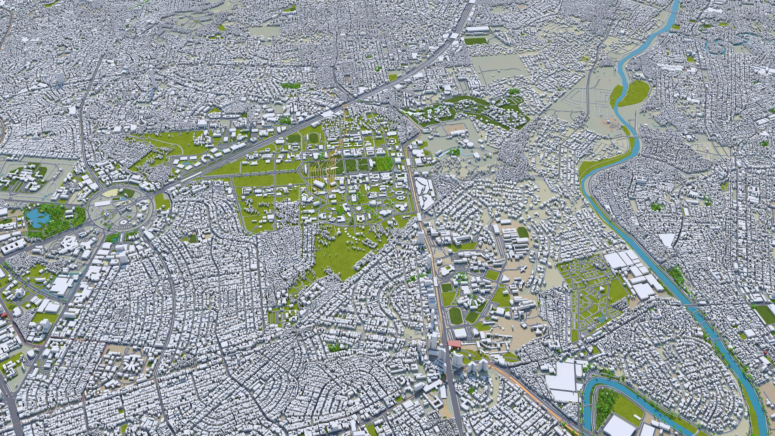 Antipolo City Rizal Philippines 3D Model 30km by 3dstudio