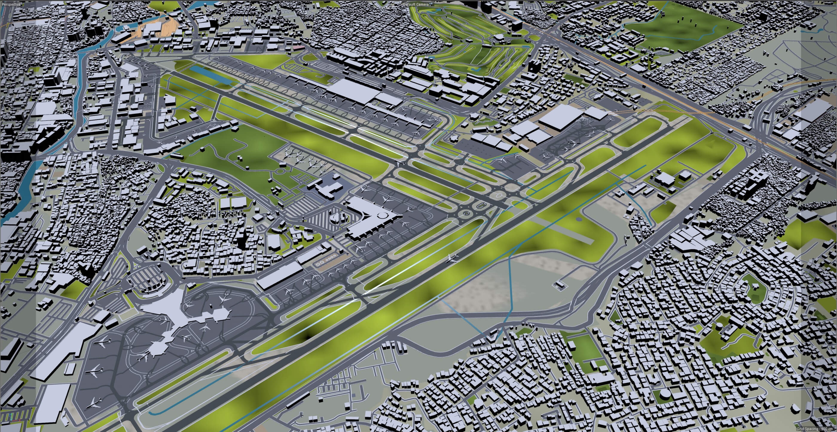 Antipolo City Rizal Philippines 3D Model 30km by 3dstudio
